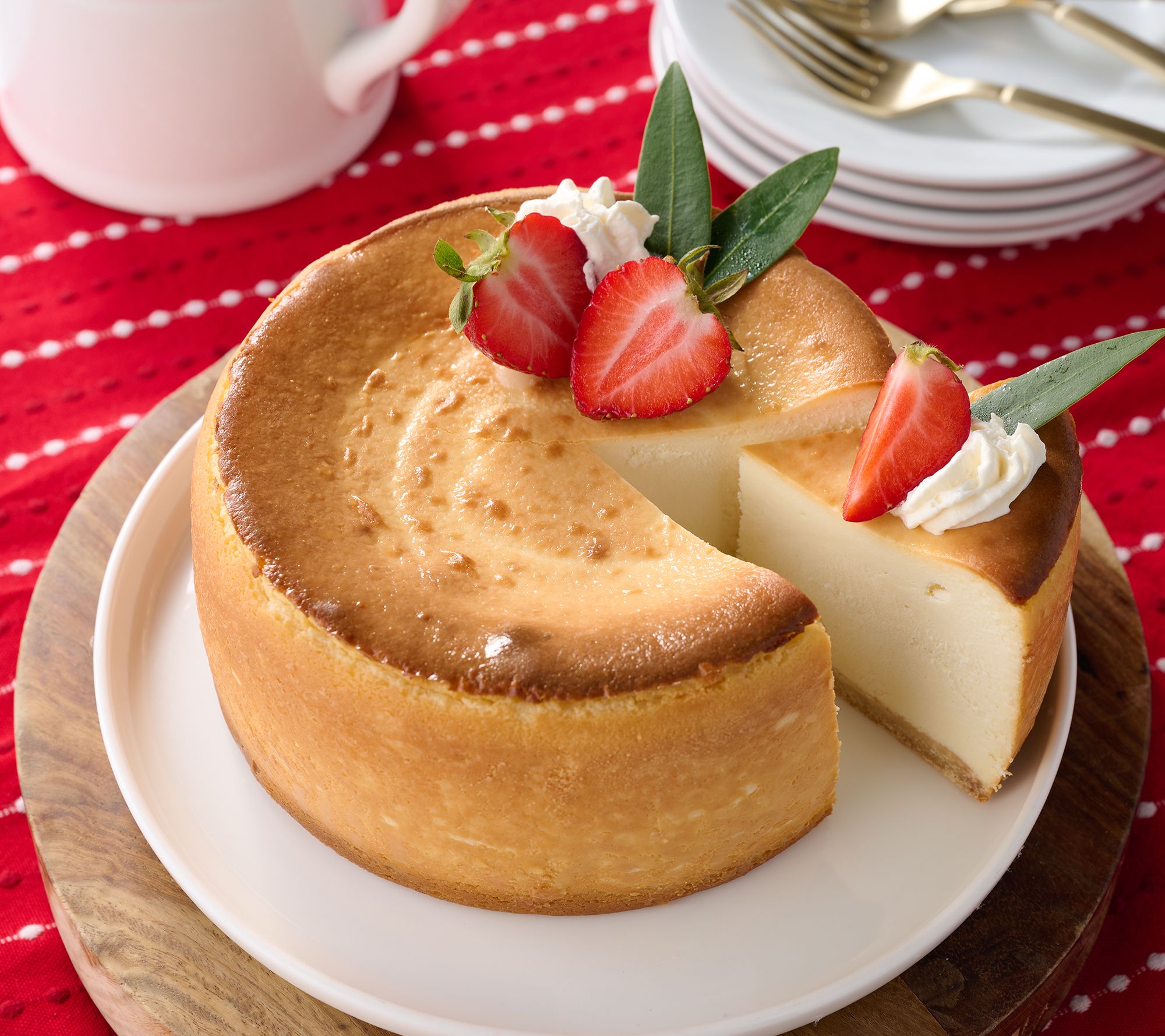 Carnegie Deli 2-lb Classic or Marble NY Style Cheesecake - QVC.com