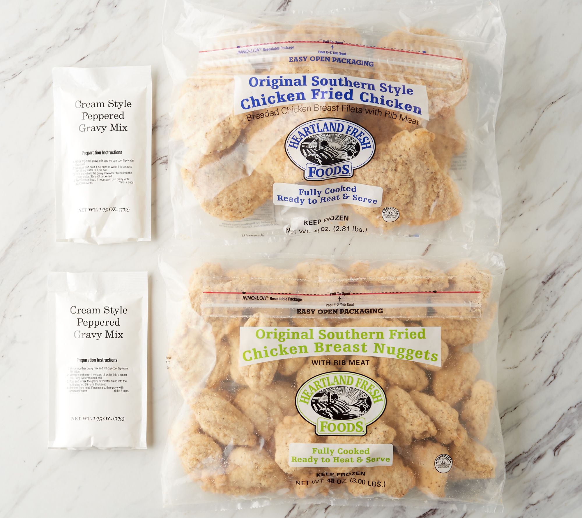 Heartland Fresh Chicken Fried Chicken Breasts and Nuggets Auto-Delivery ...