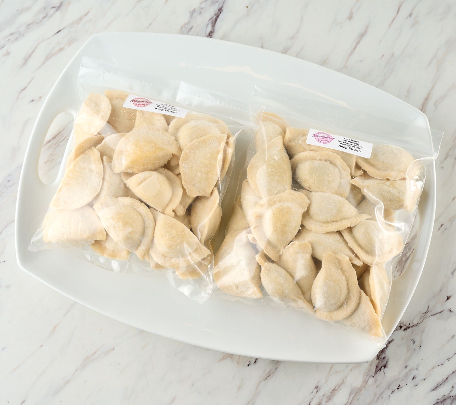 Alexandra 50 count Pierogi Choice of Flavor Auto-Delivery - QVC.com