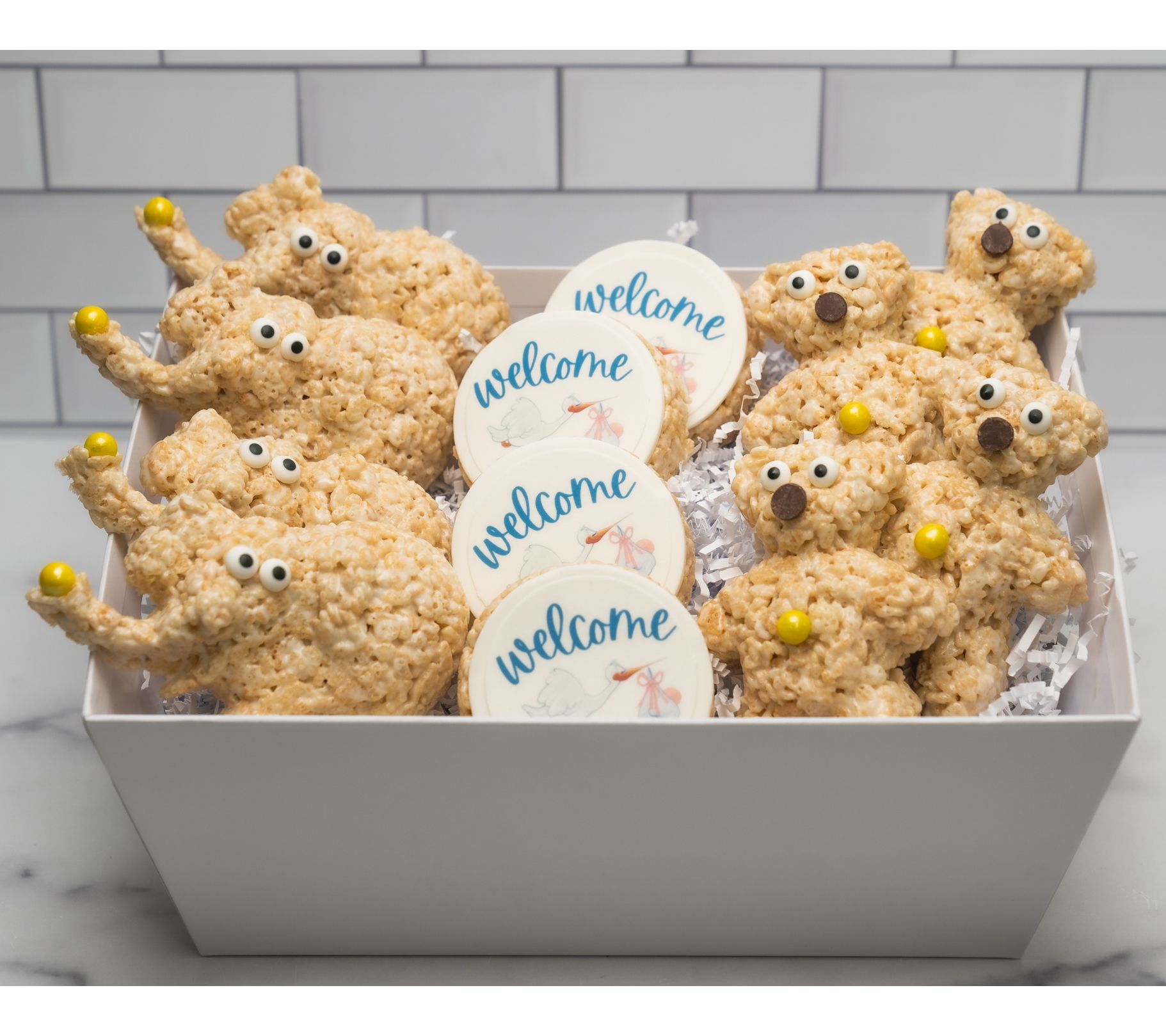 Creative Crispies 12 Piece Welcome Baby Yellowift Set - QVC.com