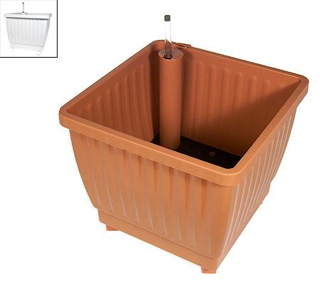 Technoplant Self-Watering 15" Square Planter - QVC.com