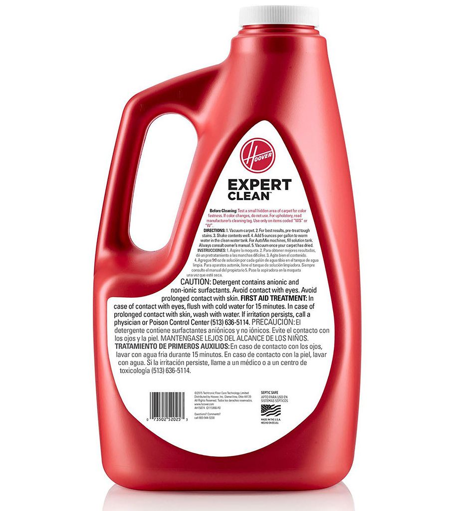 Hoover AH15074 Expert Clean Carpet Washing Detergent 128 oz - QVC.com