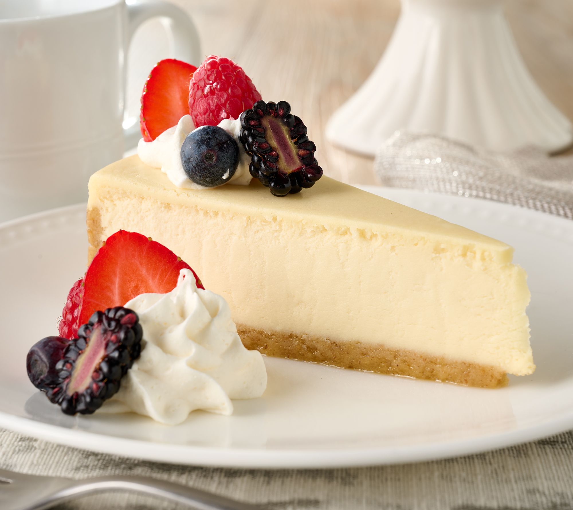 SH 12/9 David's Cookies 4 lb NY Style Scratch Made Cheesecake - QVC.com