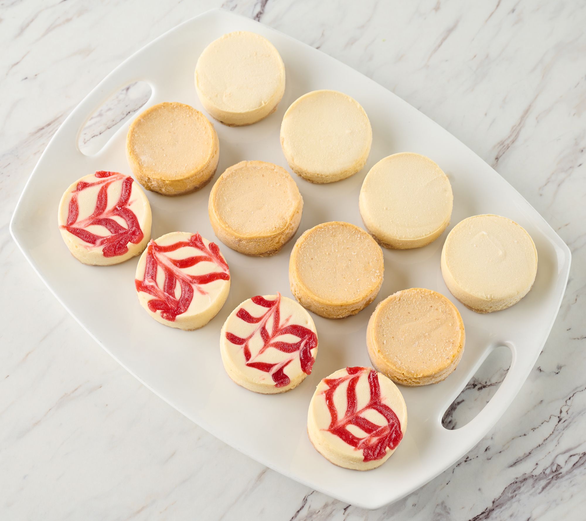 David's Cookies (12) Individual NY Style Scratch Made Cheesecakes - QVC.com