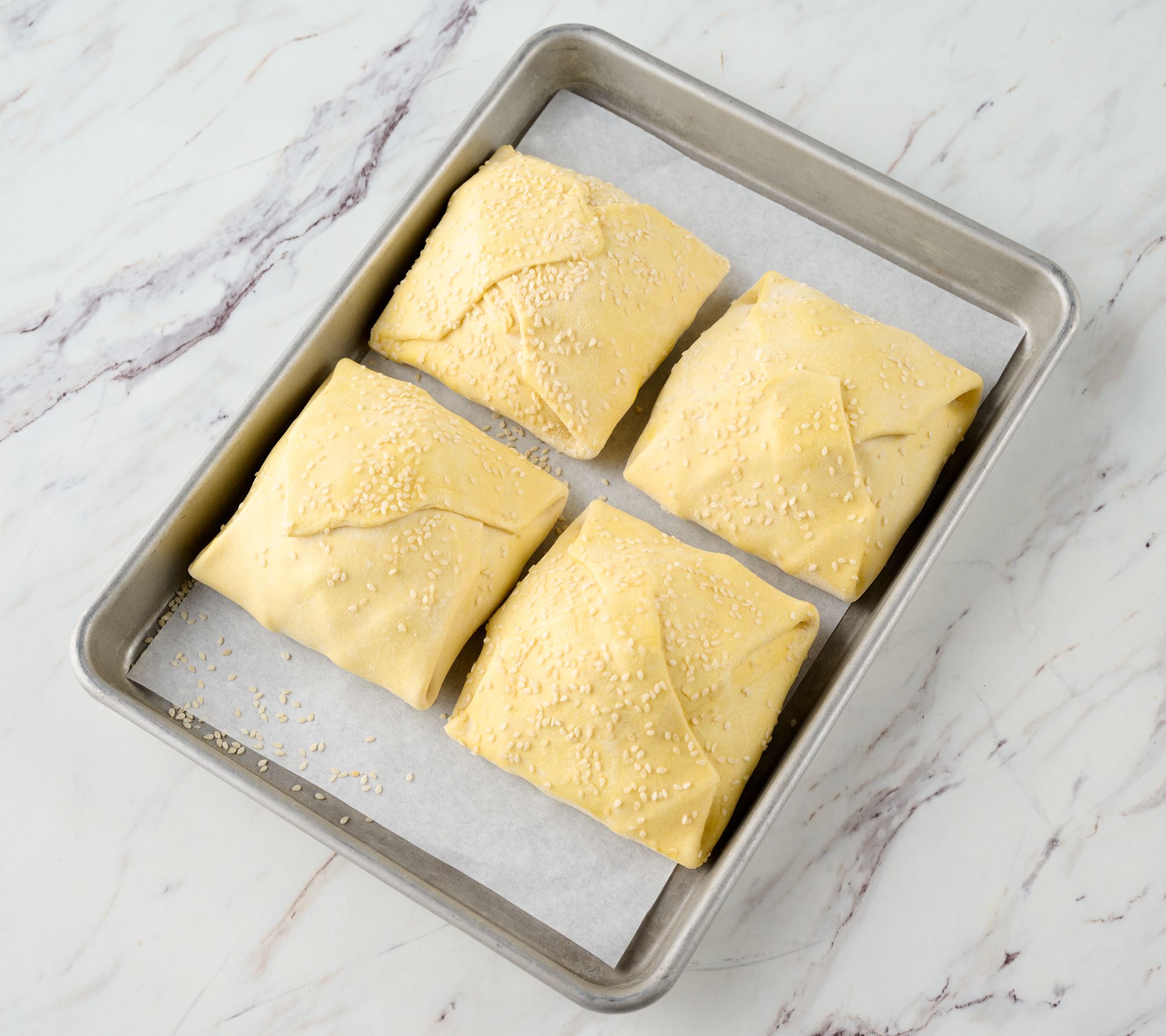 Wellington's LA (4) 9-oz Individual Cheeseburger Wellingtons - QVC.com