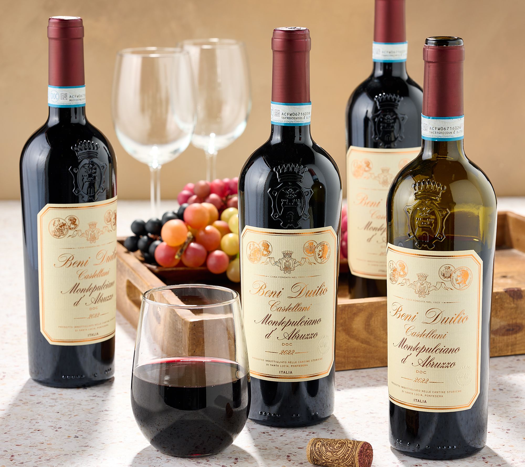 Hemispheres (6) 750 ml Bottles Italian Family Wine Collection - QVC.com