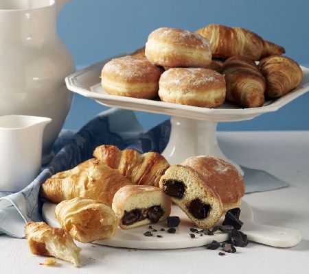 Authentic Gourmet (20) French Butter Croissants and (6) Beignets - QVC.com