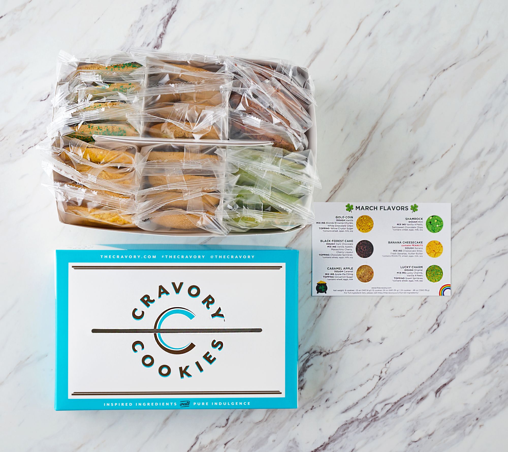 The Cravory Cookies 24-Count St. Patrick's Day Assortment - QVC.com