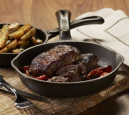 Kansas City Choice of (8) 6 oz. Flat Iron Steaks - QVC.com