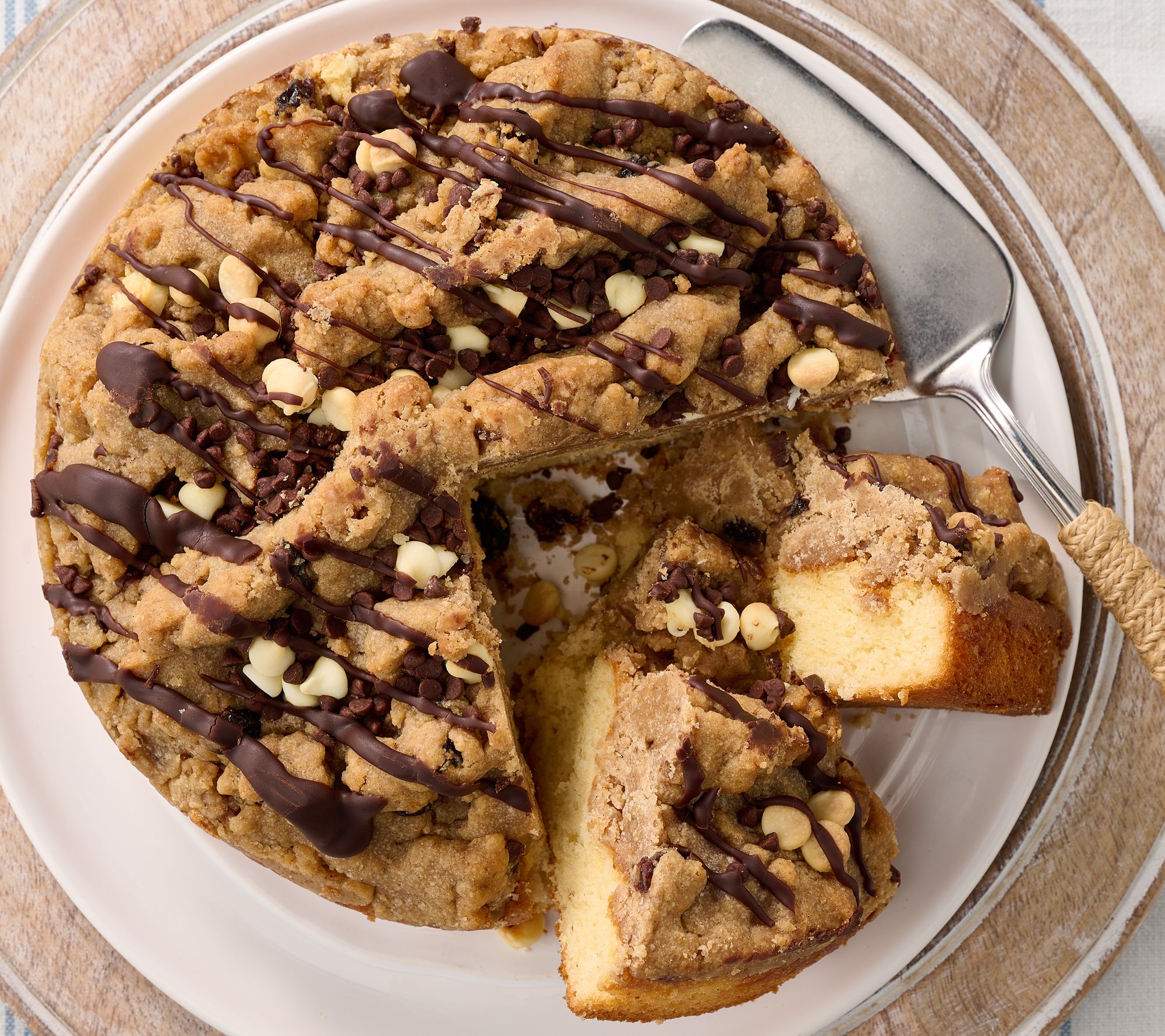 Hahn's Bakery 2-2.5 LB Butter Crumb Cake in Kitchen Sink or Traditional ...