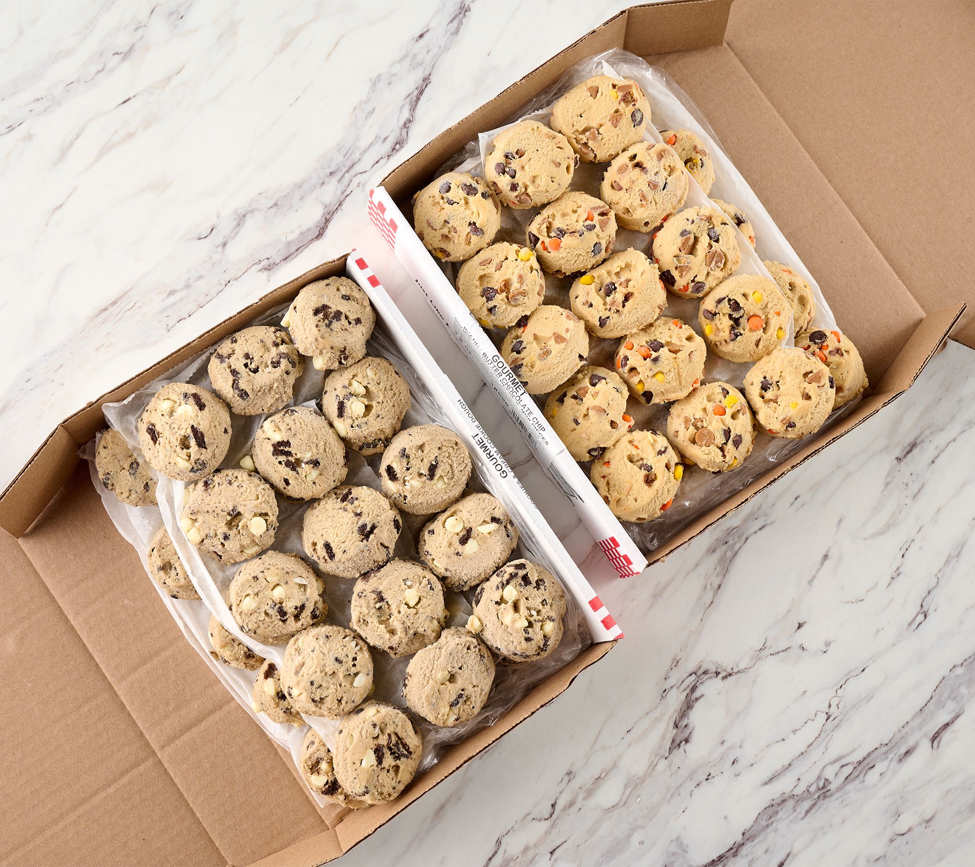 David's Cookies 60 Ct. Large Cookie Dough With Hershey's Chocolate ...