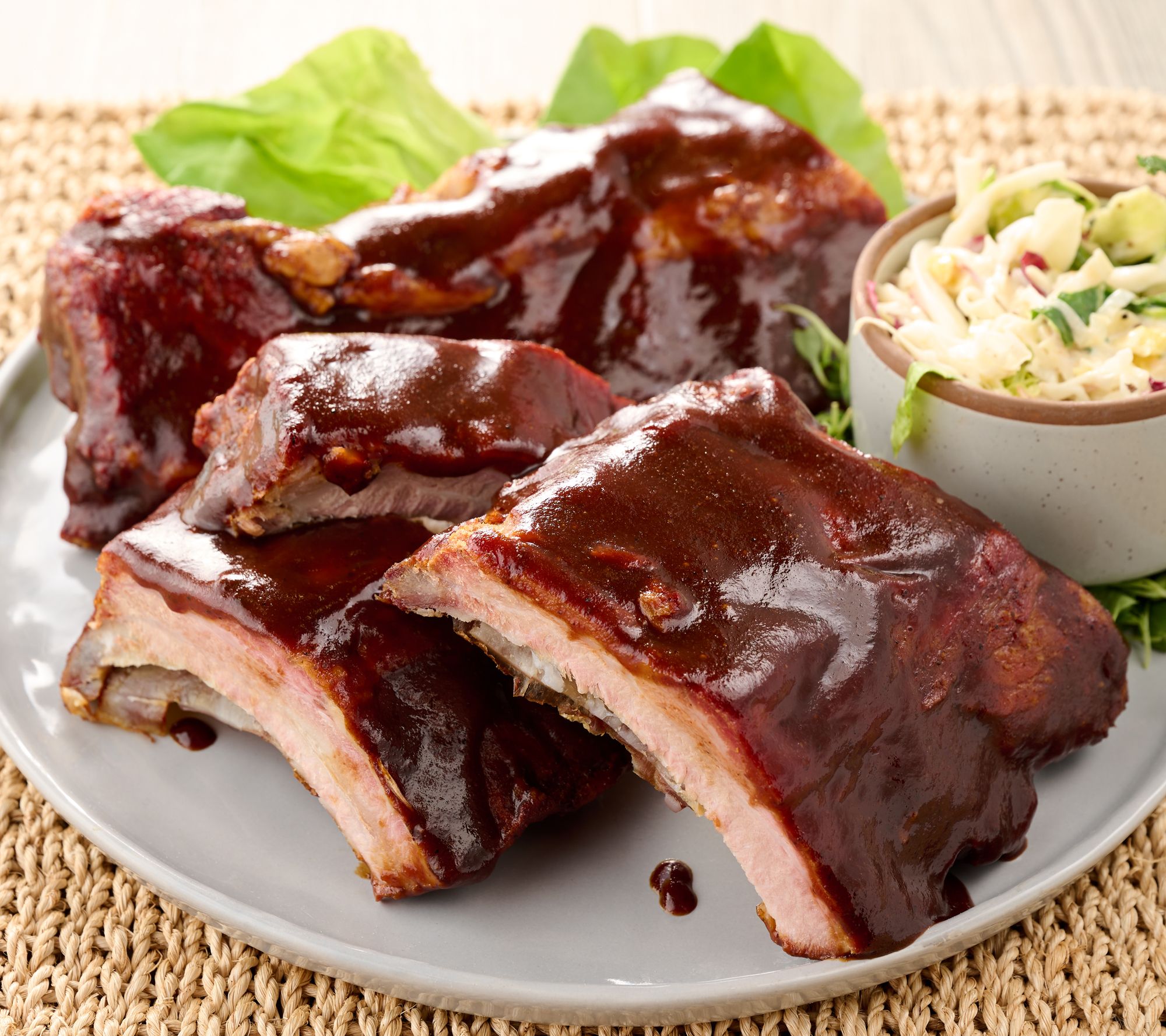 Corky's BBQ (3) 2-lb Original or Smokey Pecan Baby Back Ribs - QVC.com
