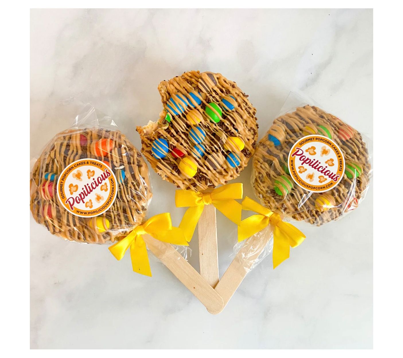 Popilicious 6ct Peanut Butter Lovers Gourmet Popcorn Pops - QVC.com