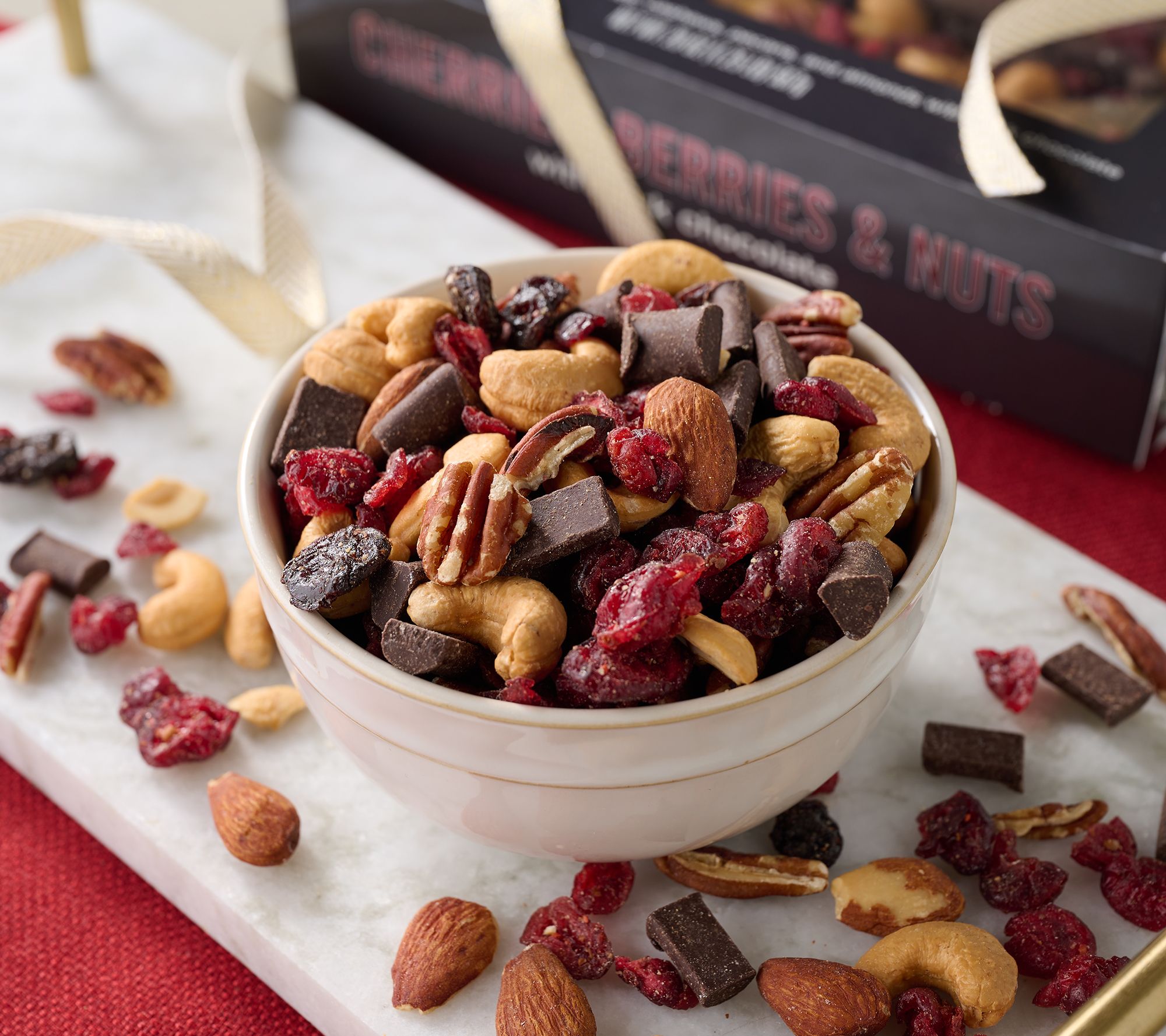 Ferris Nut Co. 20 oz Cherries, Berries, Nuts & Chocolate Gift Box - QVC.com
