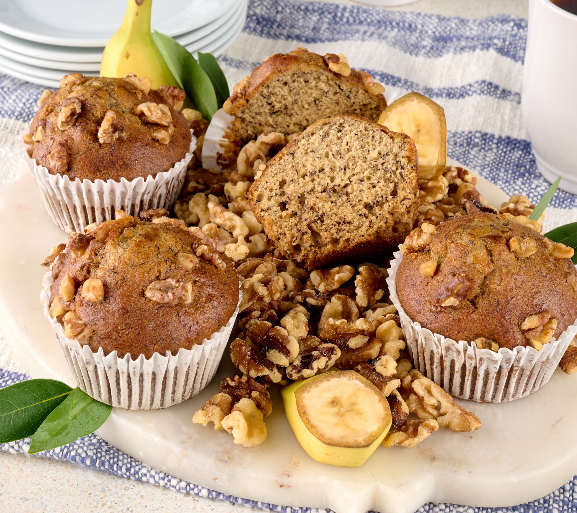 Sweet Paradise (8) 3.5oz Gourmet Small Batch Muffins - QVC.com