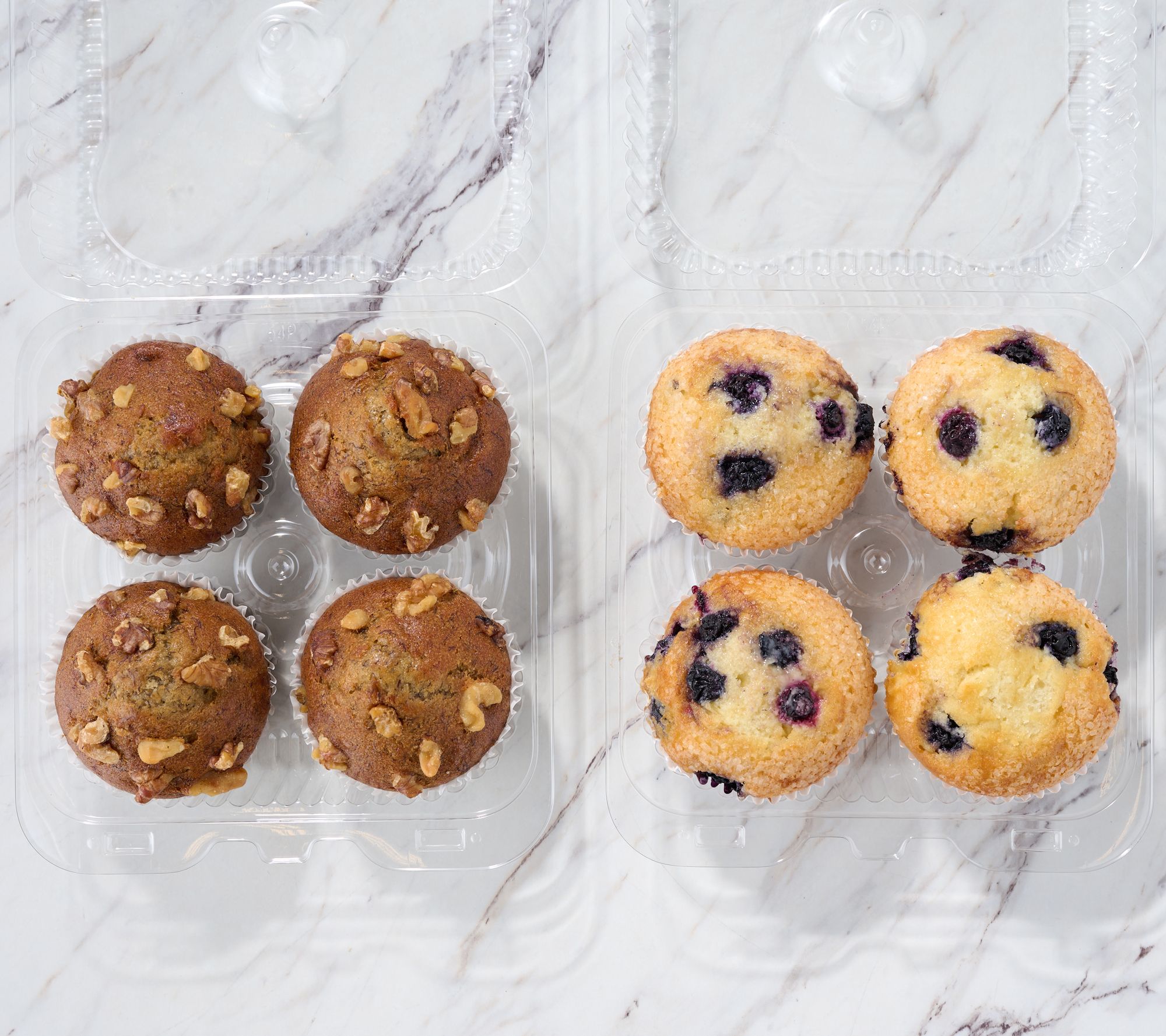 Sweet Paradise (8) 3.5oz Gourmet Small Batch Muffins - QVC.com