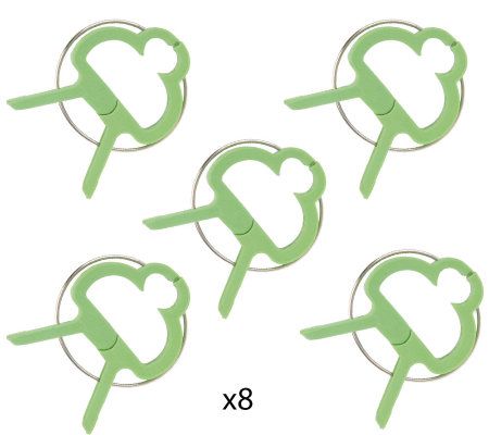 Set of 40 Large Flower Vine Multi-Use Clips - QVC.com