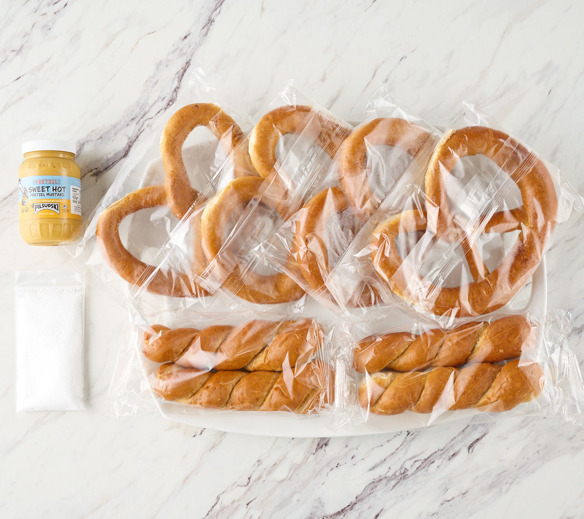The Pretzel Co. Birthday Celebration Box Hand Twisted Pretzels & Dip ...