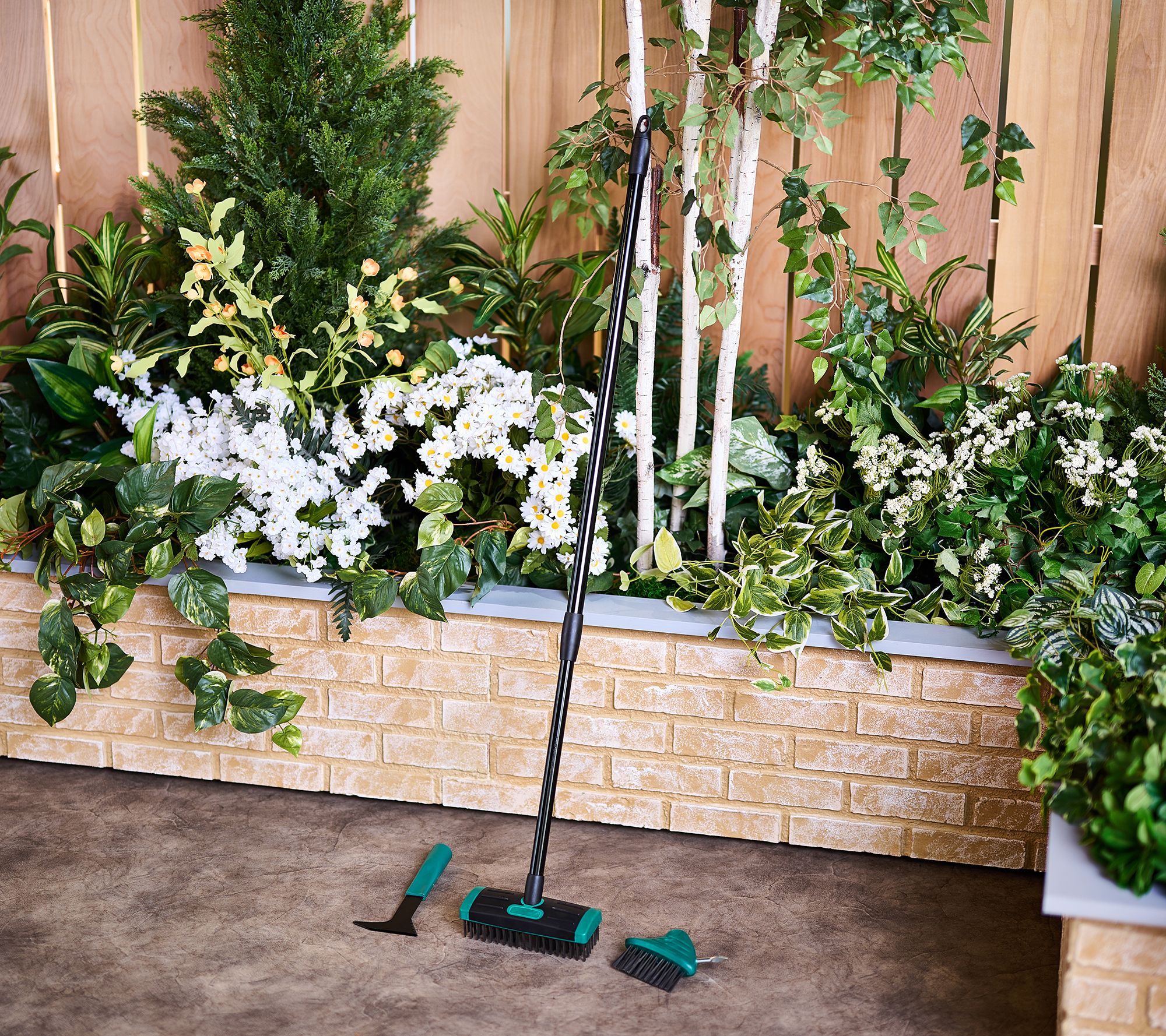 S-Fixx 4-in-1 Telescoping Garden Weed Clearing Brush - QVC.com