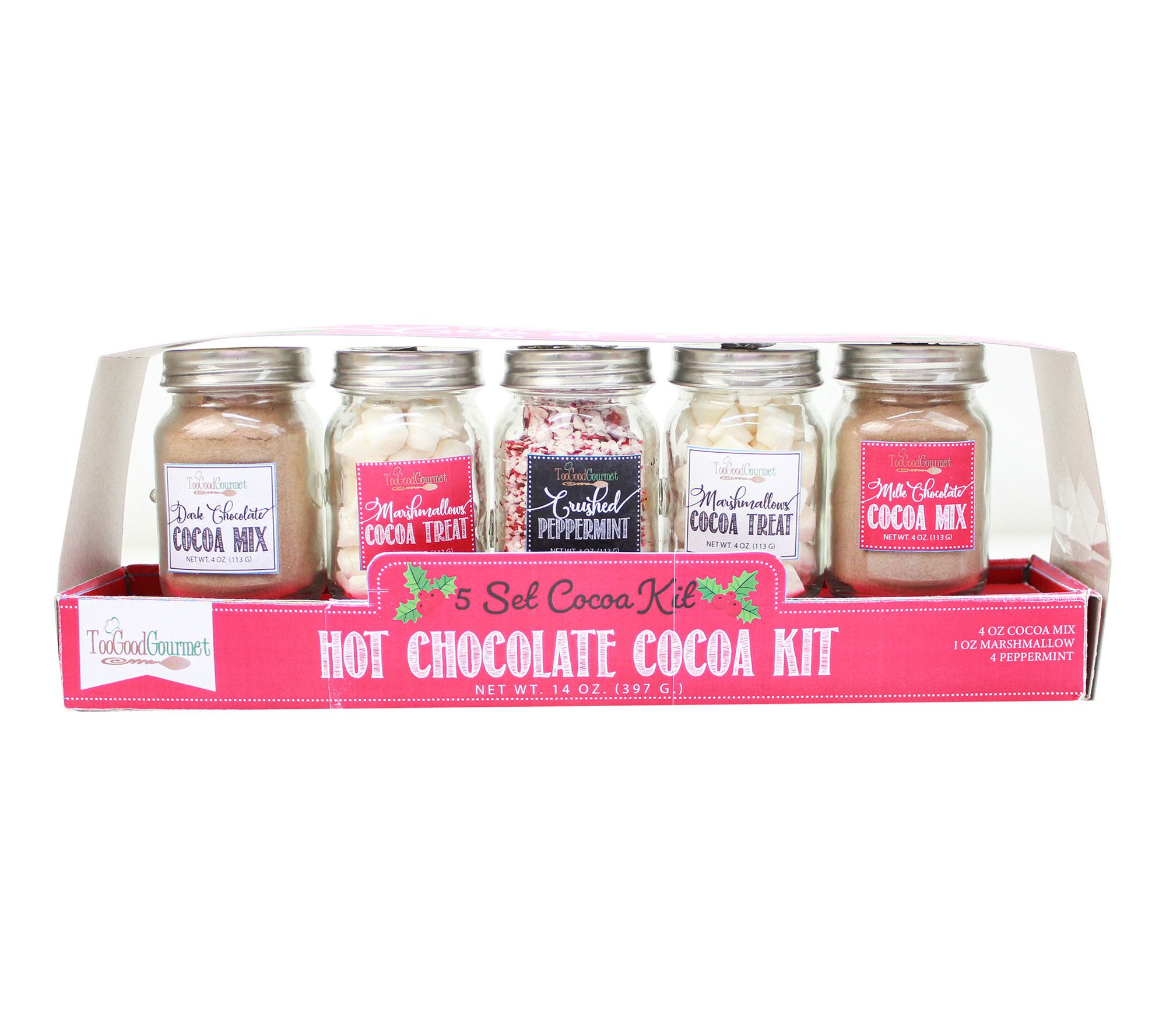 Too Good Gourmet 5pc Hot Chocolate Cocoa Bar Kit - QVC.com