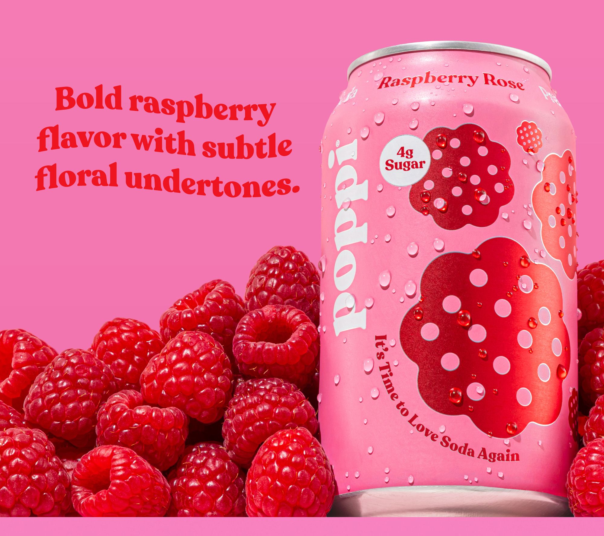 Poppi (12) 12-oz Cans Prebiotic Soda - Raspberry Rose - QVC.com