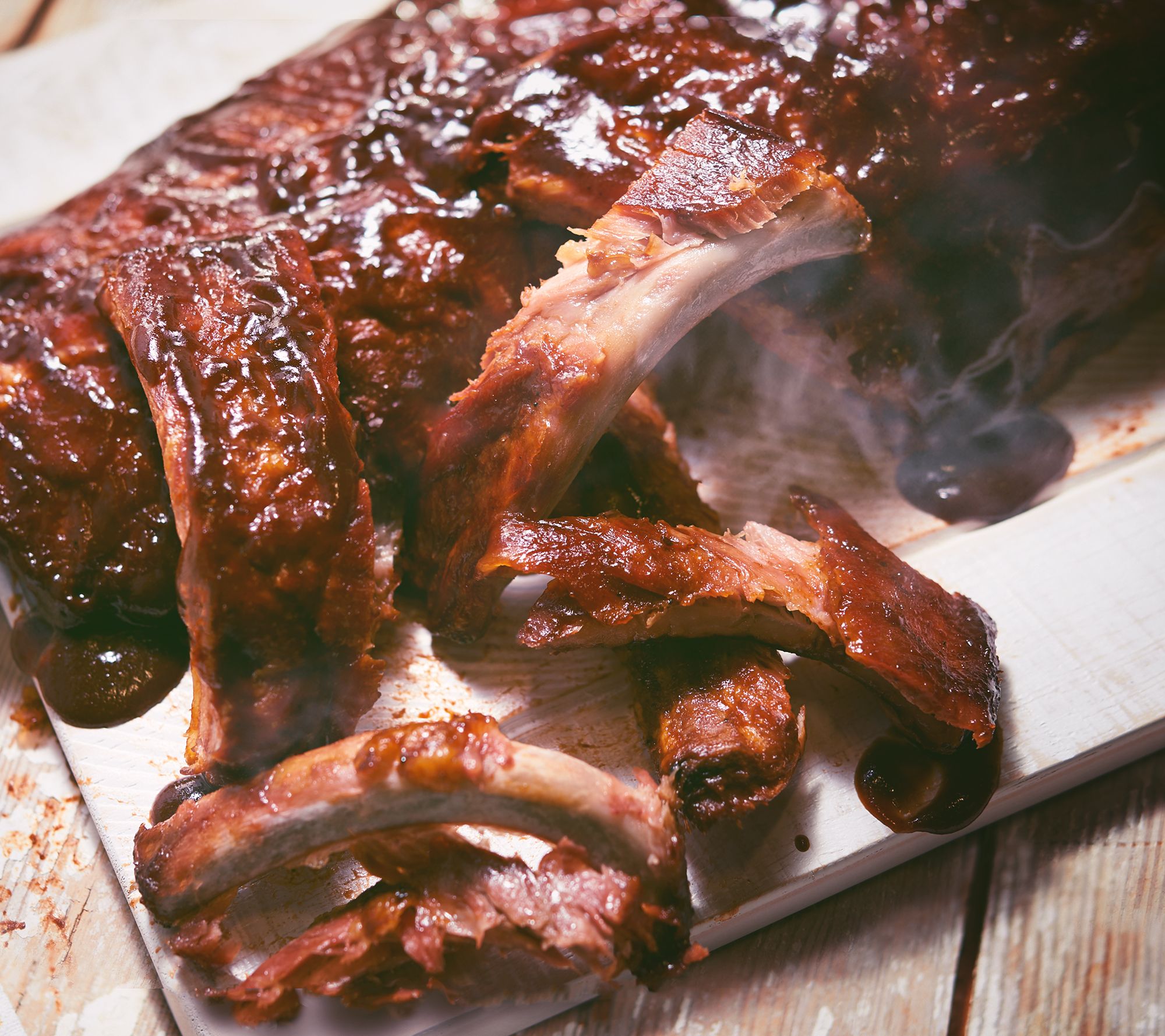 Corky's BBQ (2) 1.75-lb Baby Back Ribs Auto-Delivery - QVC.com