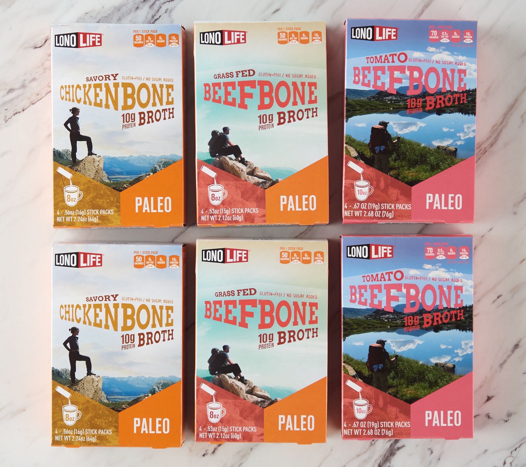 Lono Life 24 Individual Packets Of Bone Broth QVC