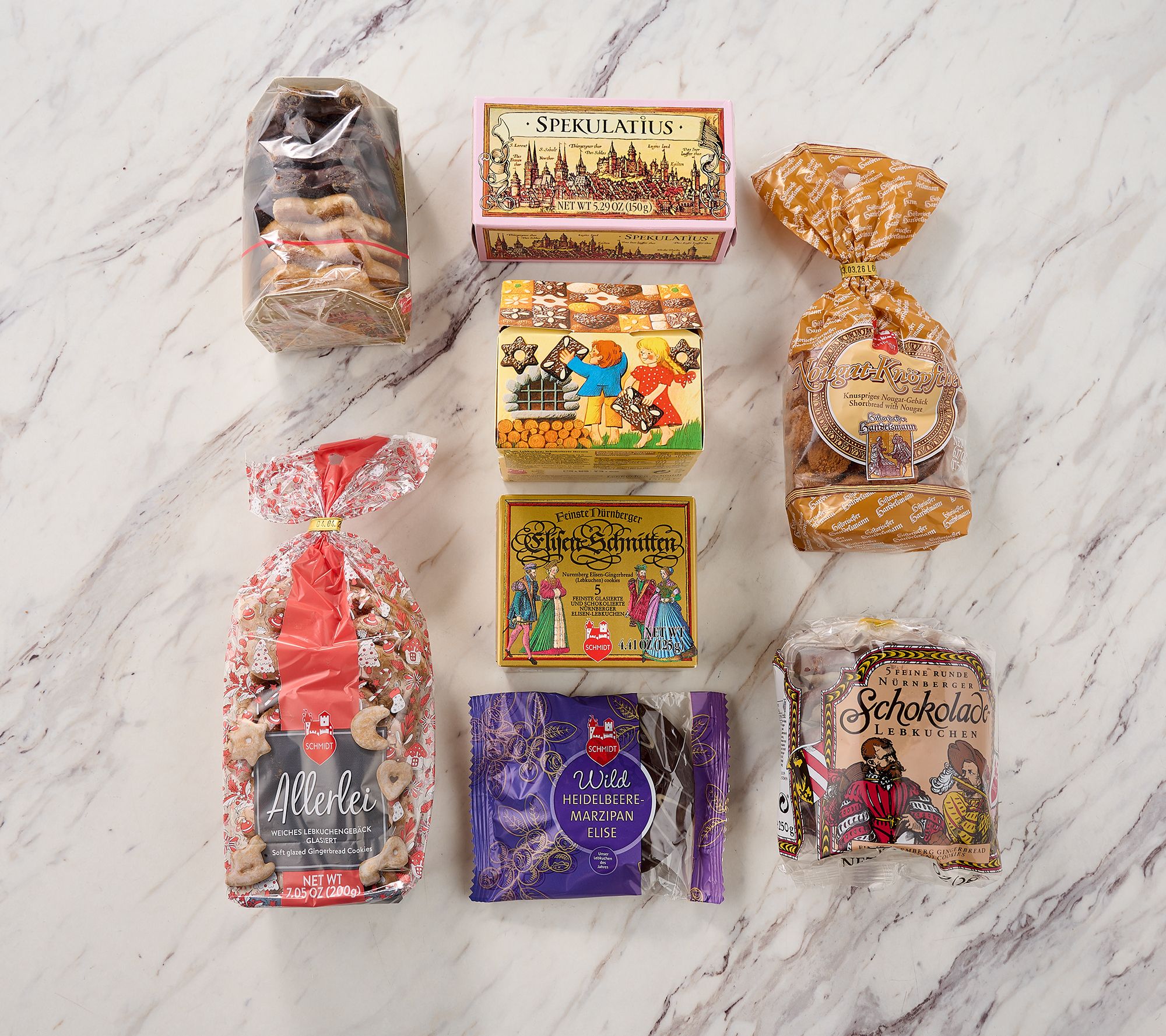 Schmidt 188 Piece Holiday Cookies In 8 Piece Gift Box - QVC.com