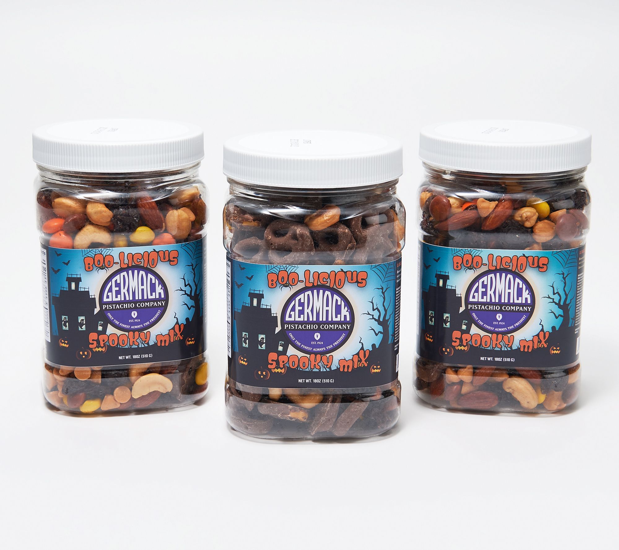 Germack (3) 18-oz. Jars Boo-lcious Fall Mix - QVC.com