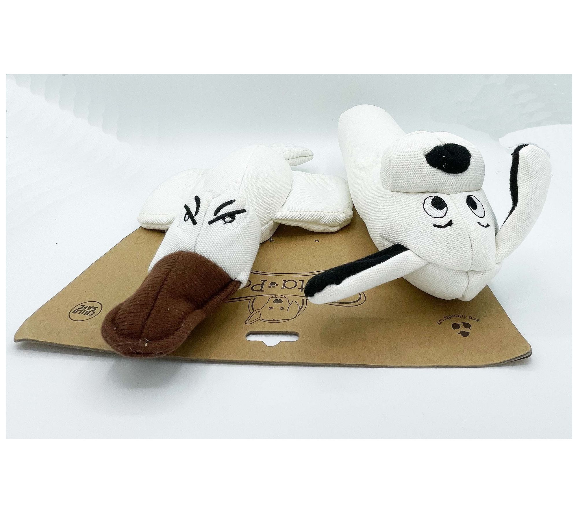 Pata Pal Eco-Friendly Durable Squeaky Dog & Puppy Pet Chew Toy - QVC.com