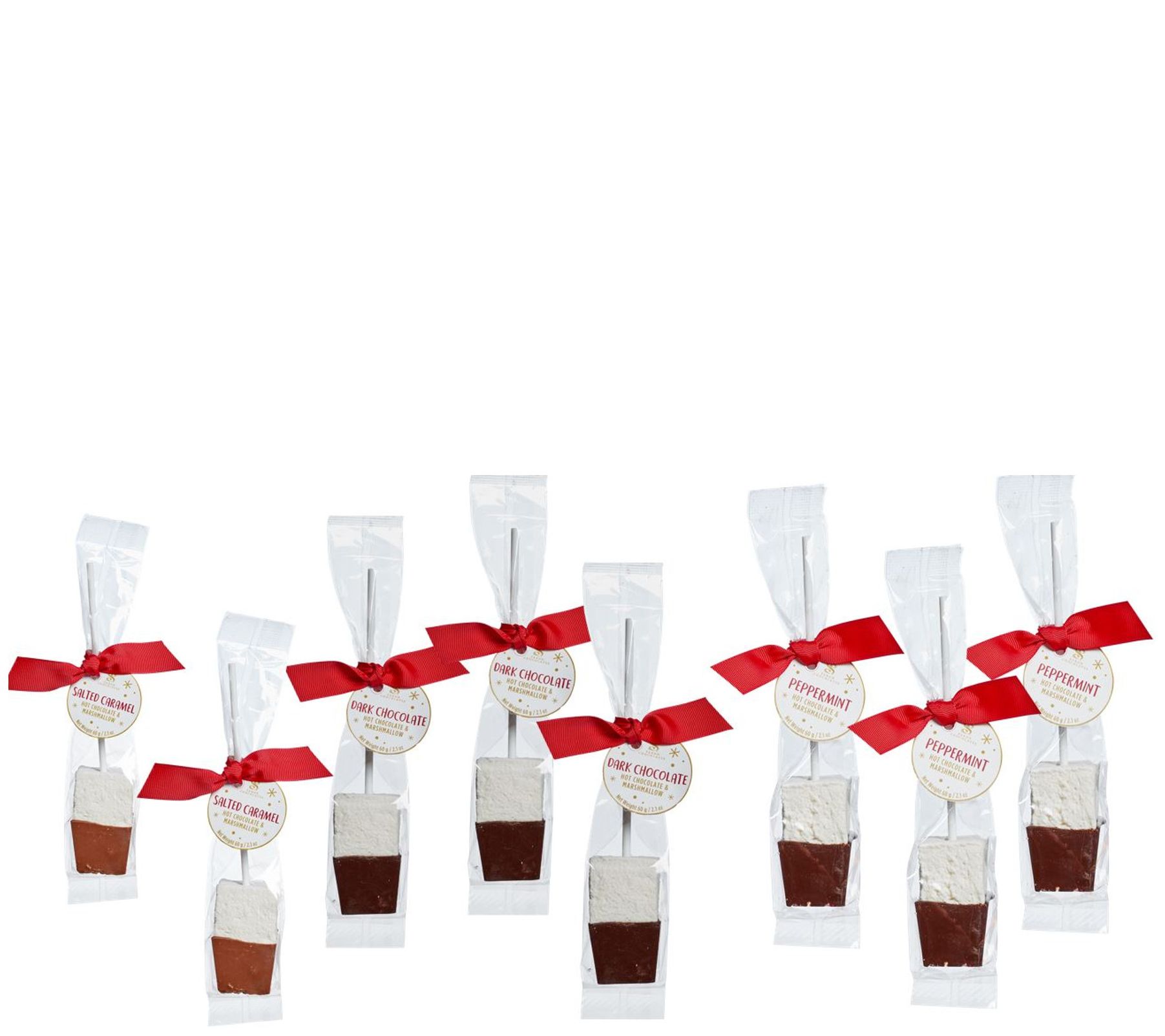 Saxon Chocolates 8-Piece Hot Chocolate Marshmallow Stir Stick - QVC.com