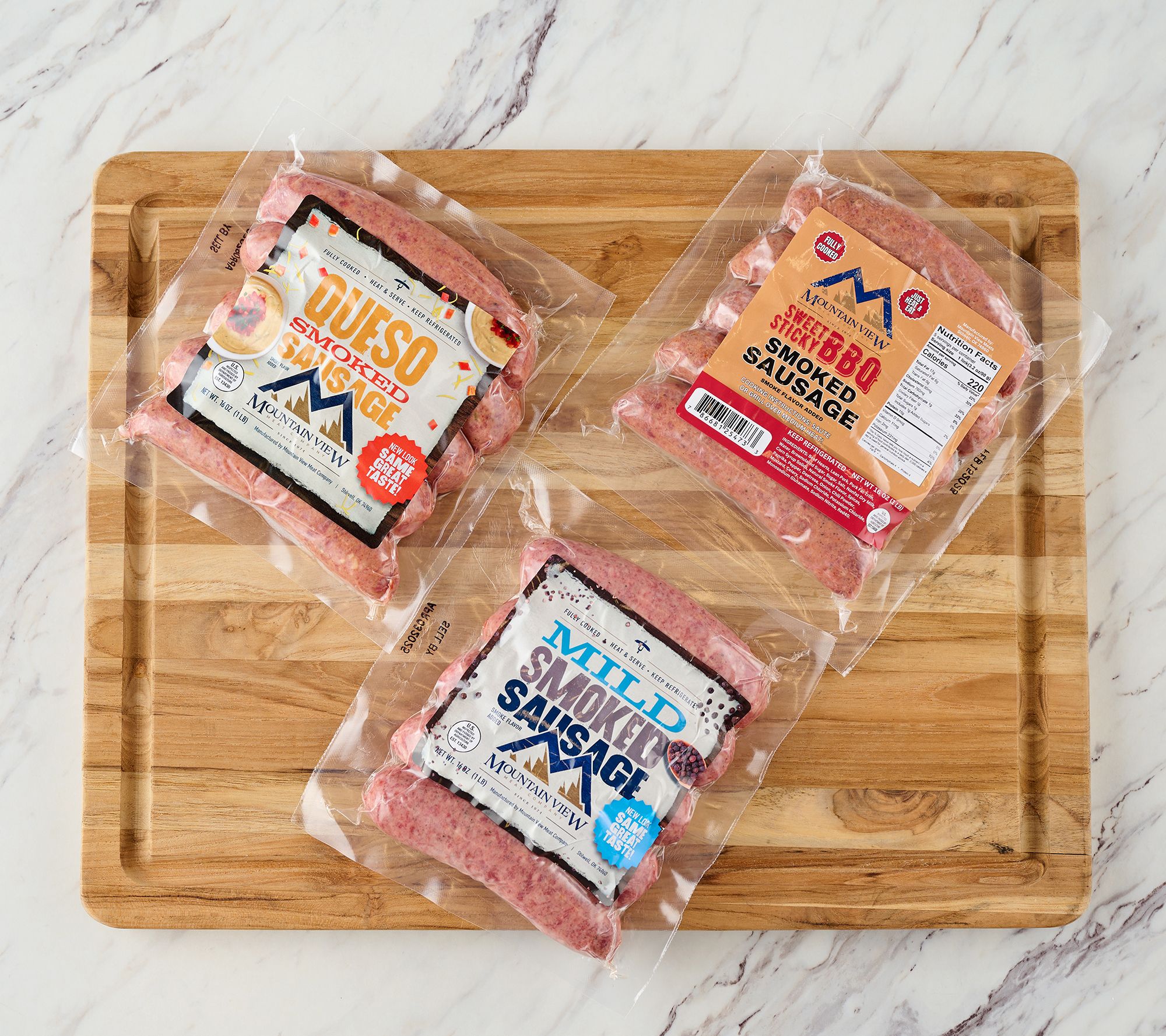 Mountain View Meats 3-lbs of Fully Cooked Handcrafted Sausage - QVC.com