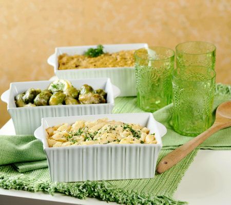 The Perfect Gourmet (3) 2 lb. Side Dish Sampler - QVC.com
