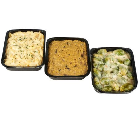 The Perfect Gourmet (3) 2 lb. Side Dish Sampler - QVC.com