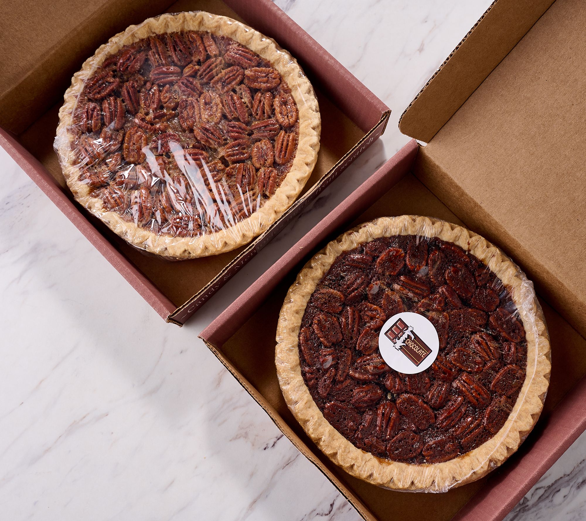 Savannah's Candy Kitchen (2) 9 inch Southern Pecan Pies - QVC.com
