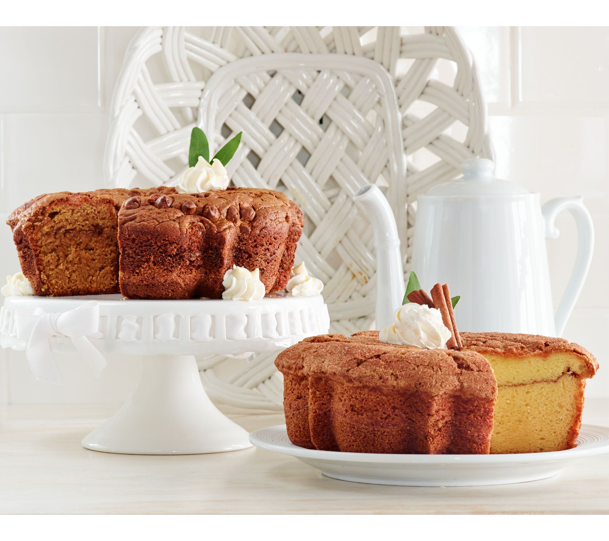 My Grandma's (2) 28 oz. Honey Spice & Cinnamon Coffee Cakes - QVC.com