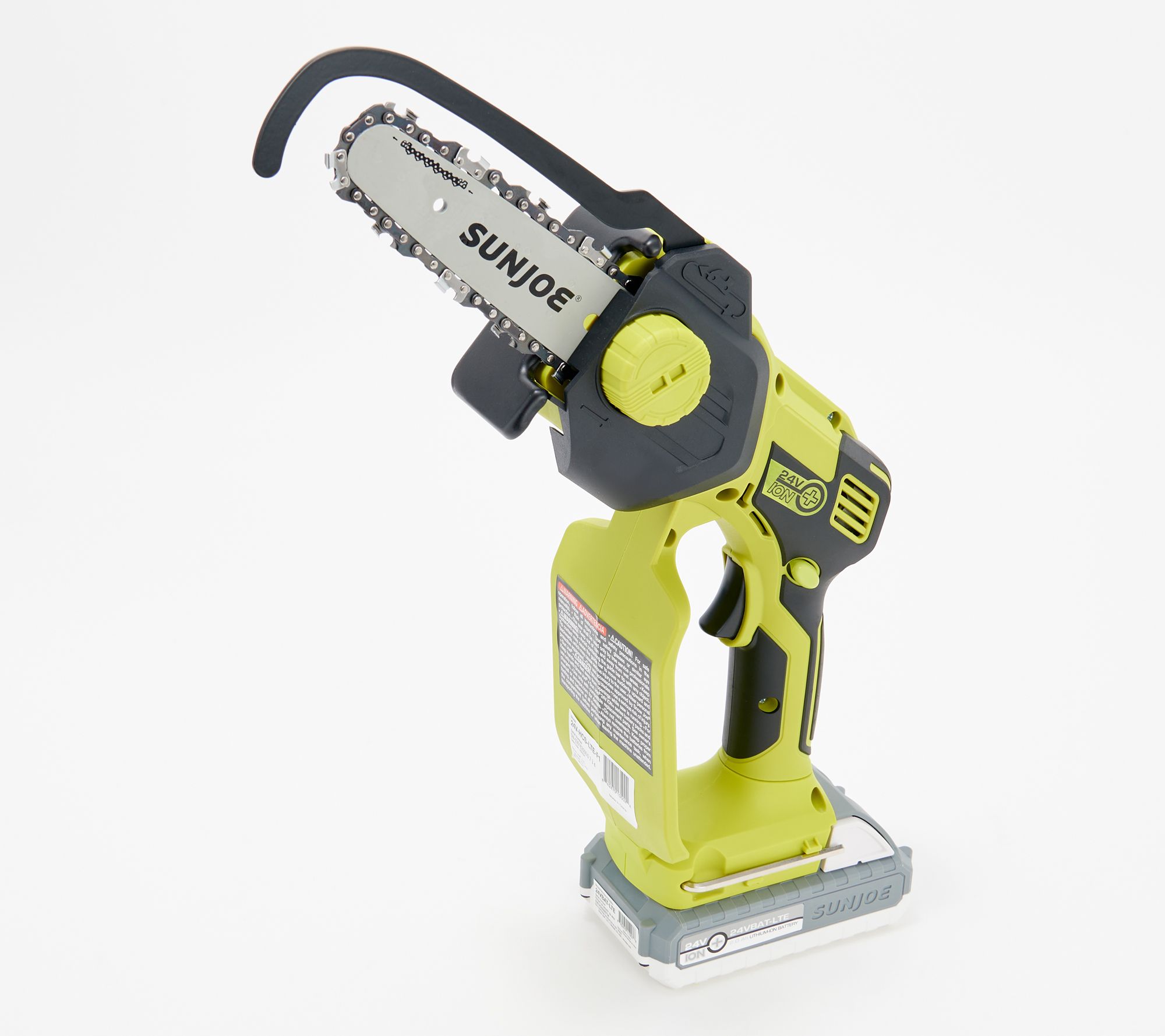 Sun Joe 24V Cordless Handheld Chainsaw with Battery - QVC.com