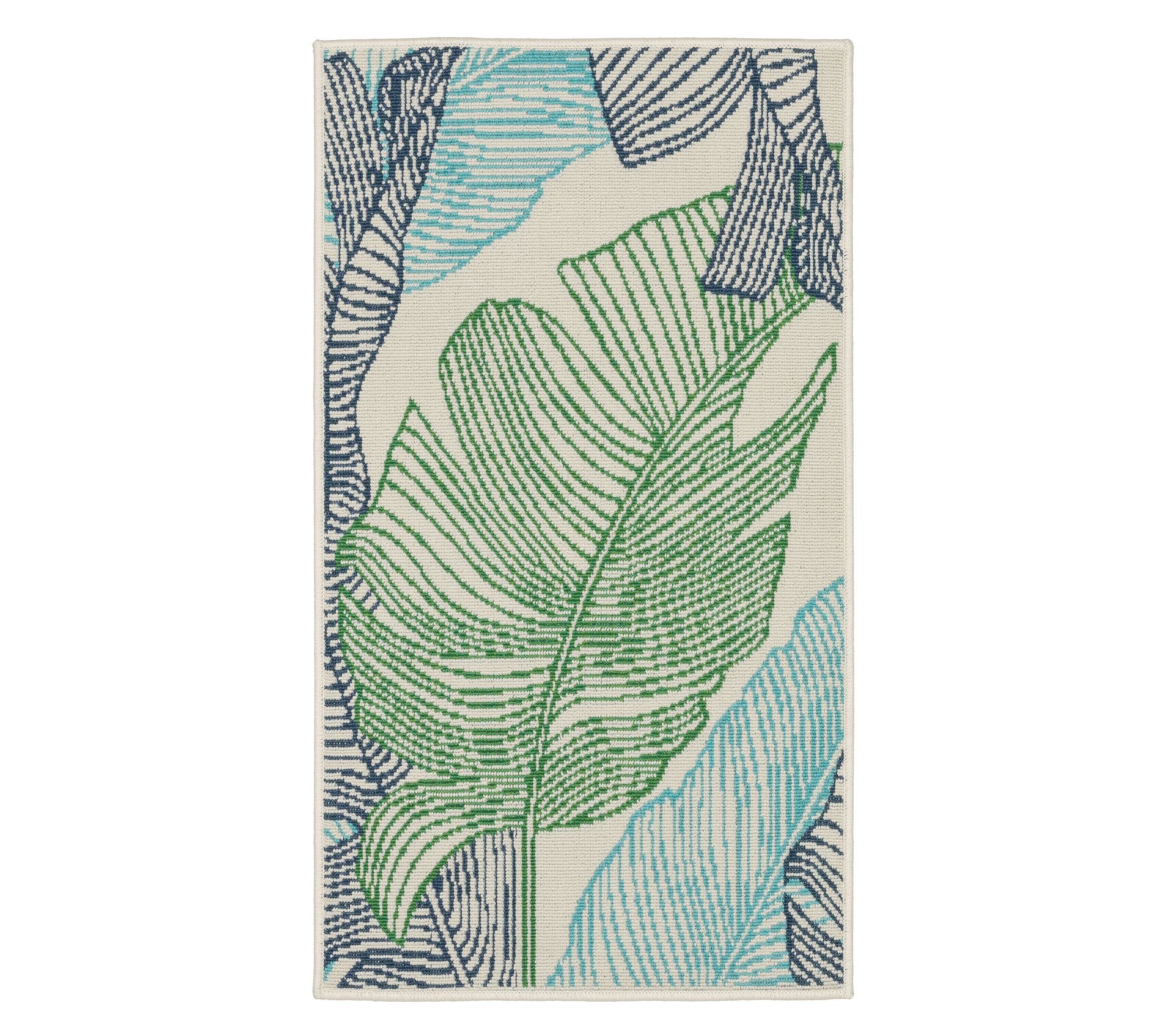 Ultimate Innovations Tropical Palms 26" x 45" Rug - QVC.com