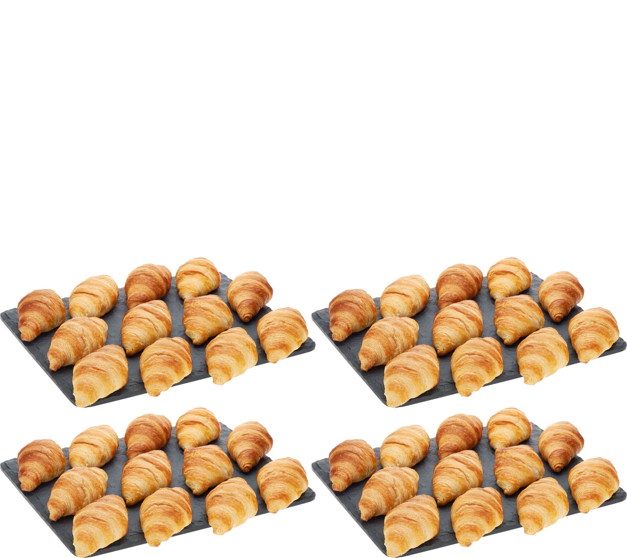 Authentic Gourmet 48 Large French Made Butter Croissants - QVC.com