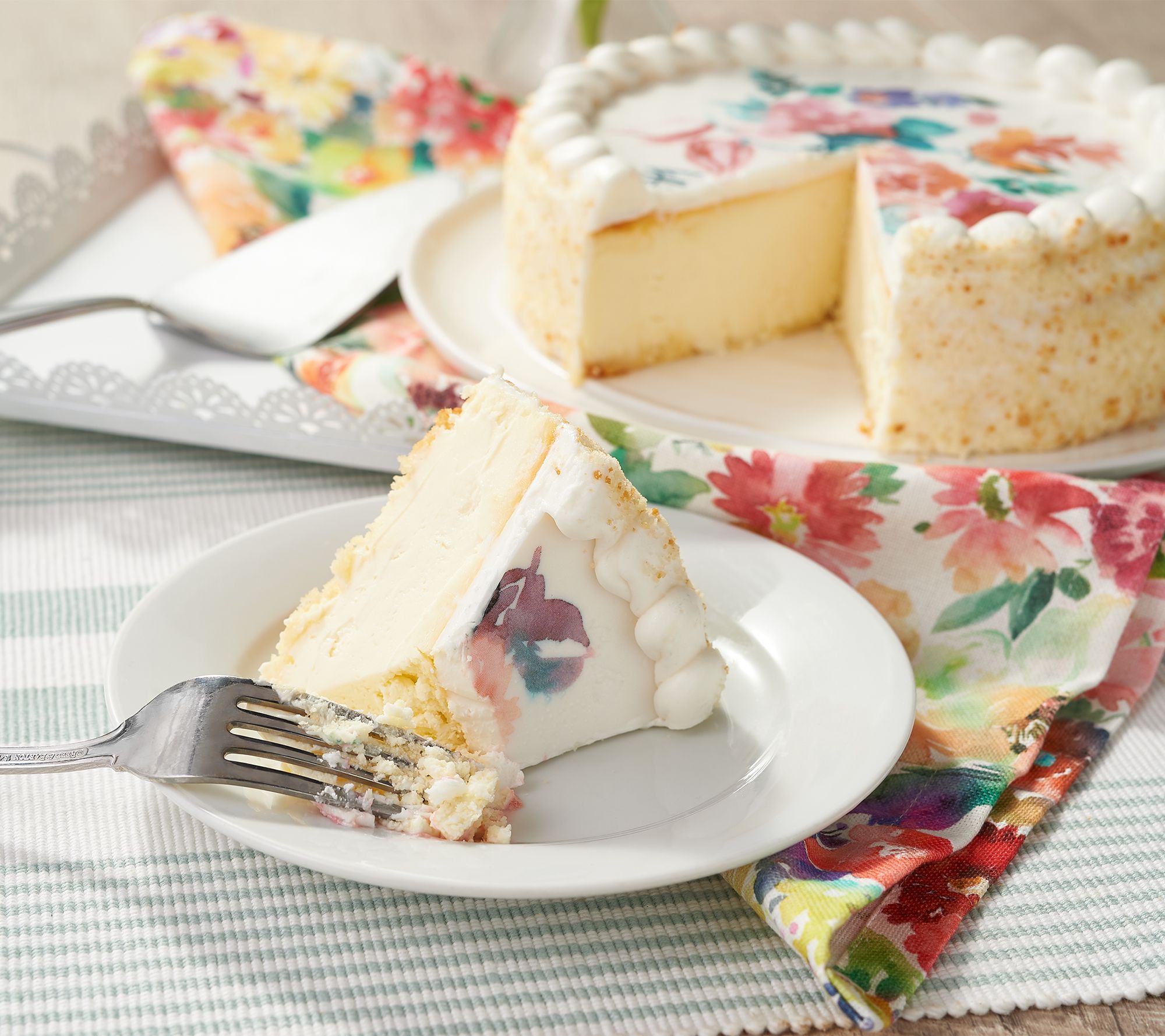 Isaac Mizrahi Spring Cheesecake by Junior's - QVC.com
