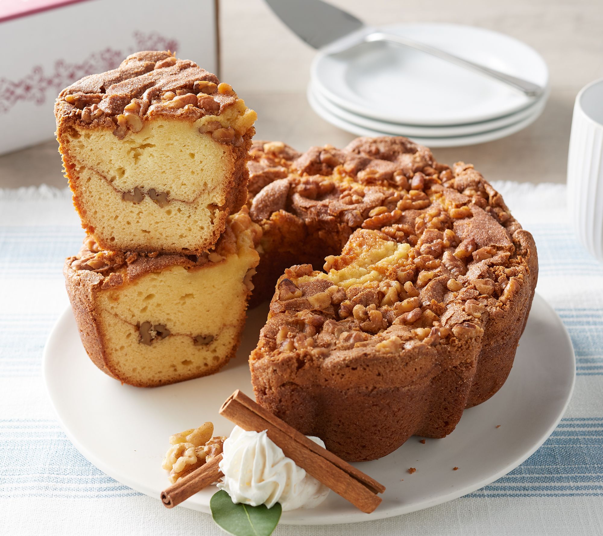 My Grandma's 3.1lb Coffee Cake in Gift Box - QVC.com