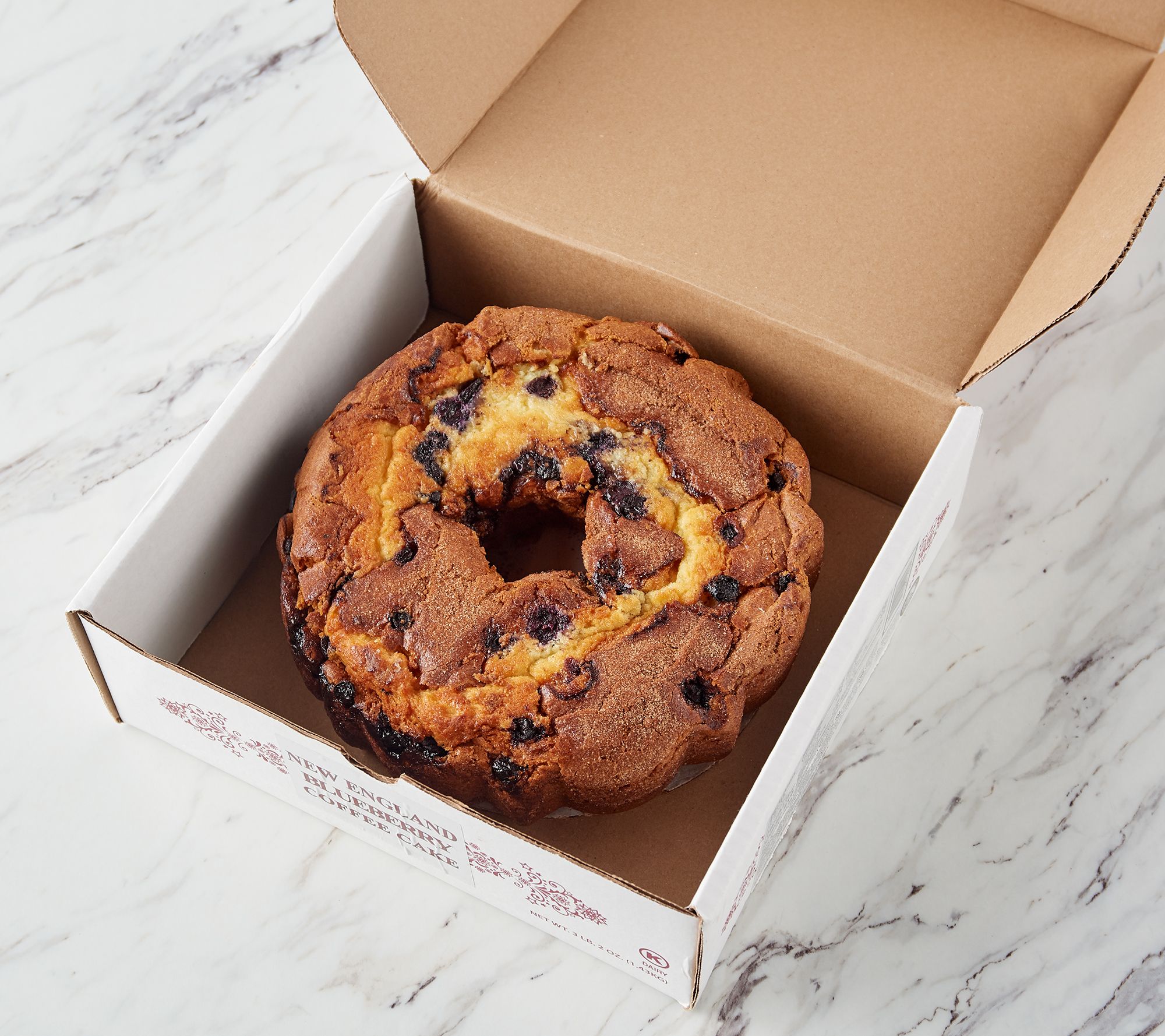 My Grandma's 3.1lb Coffee Cake in Gift Box - QVC.com