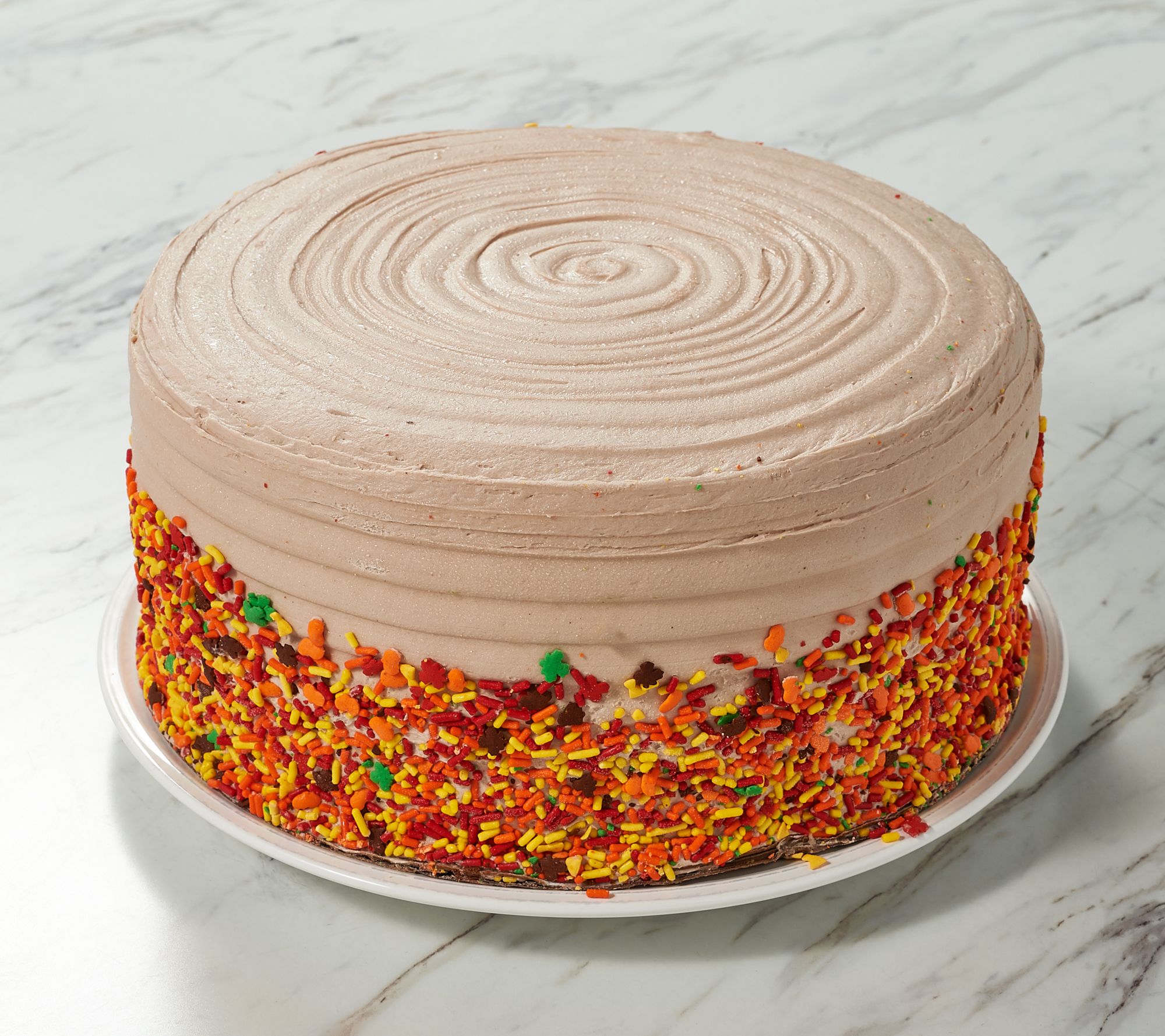 David's Cookies 10" 7-lb Fall Layer Cake - QVC.com