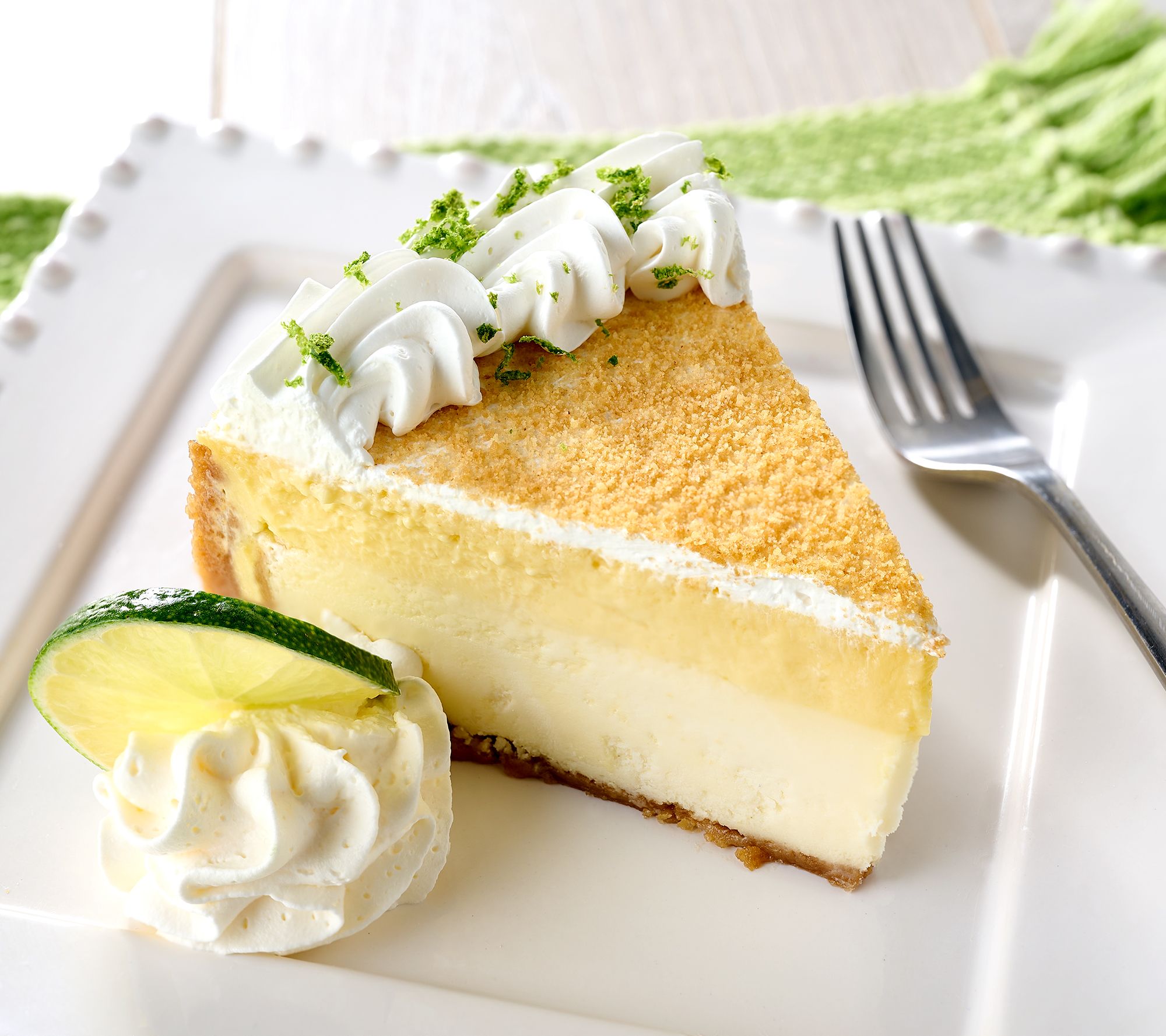 Junior's 3.5 lb Twice Baked Key Lime Pie Cheesecake - QVC.com