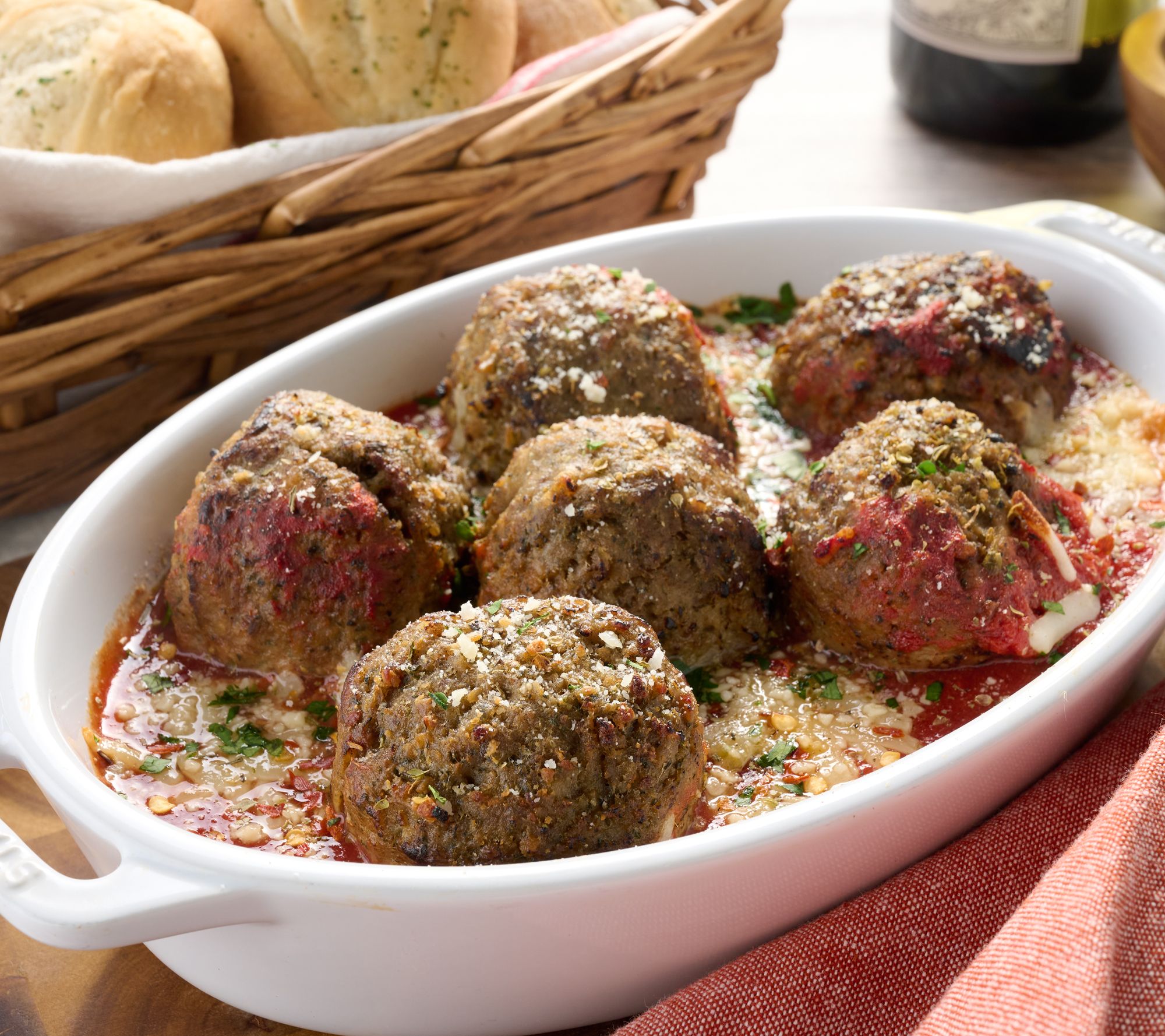 Agostino (3) 2-lb Ready to Bake Meatball Parmesan Trays - QVC.com