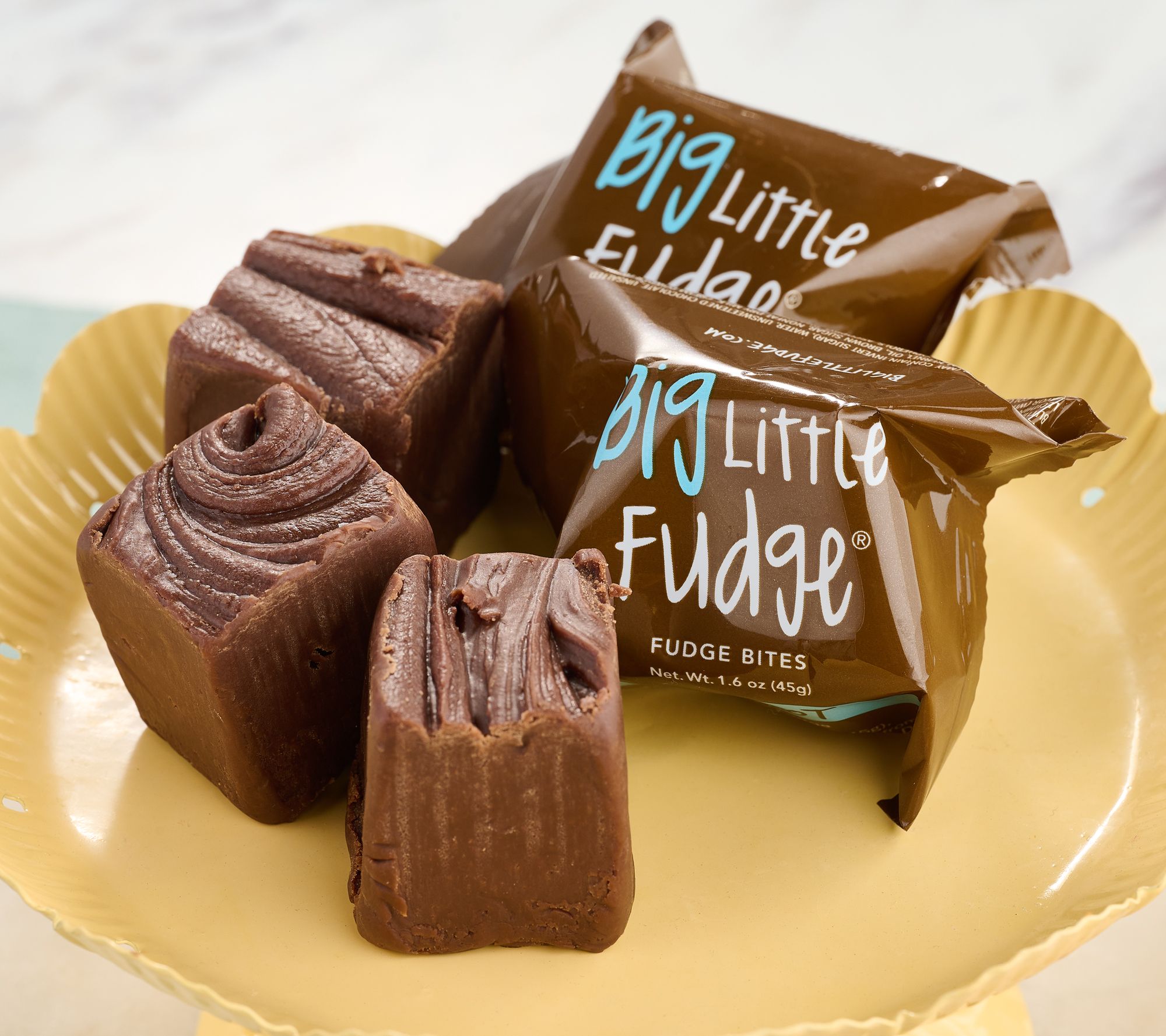 Big Little Fudge 2lb Individually Wrapped Fudge Squares - QVC.com