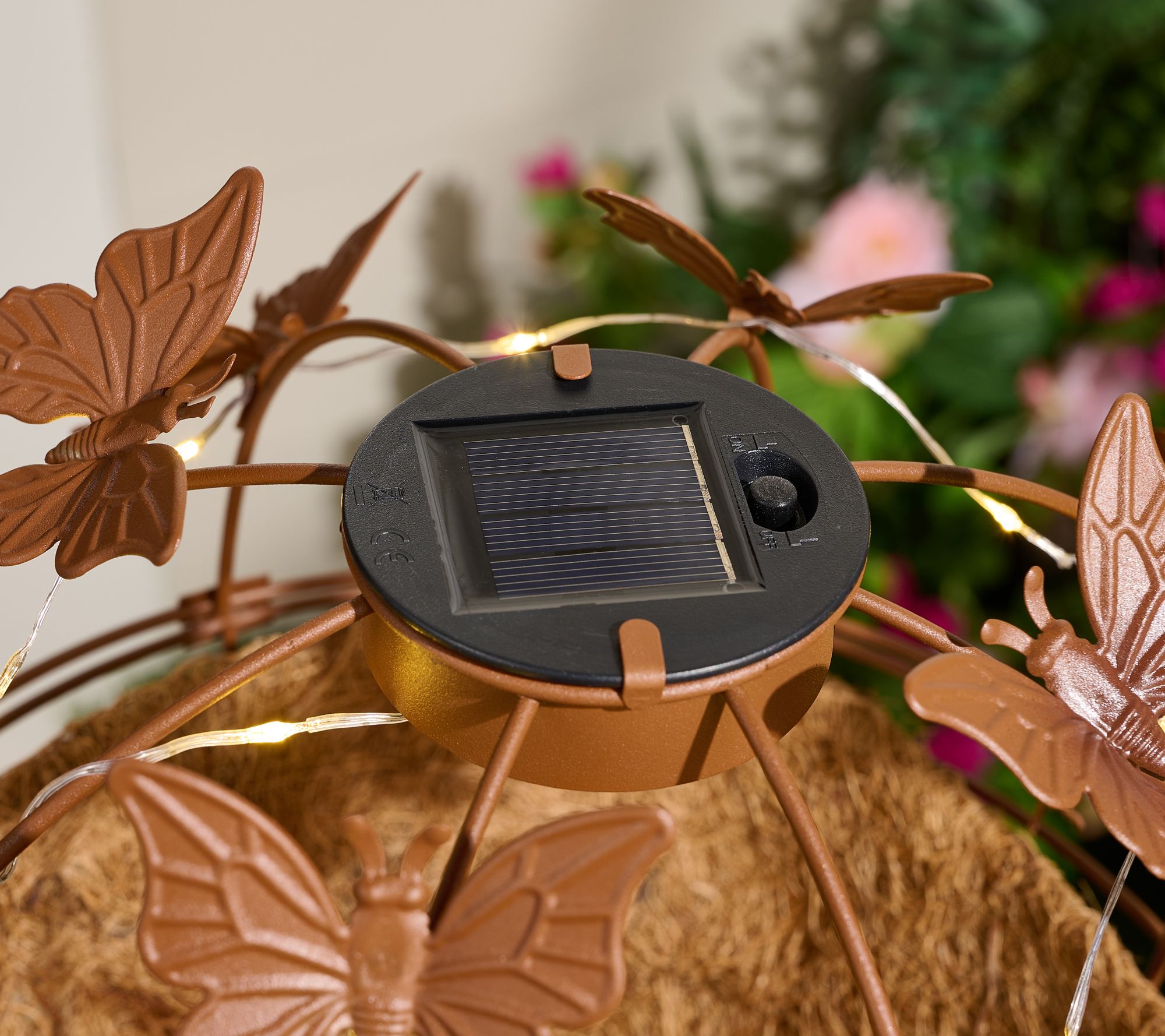 Ultimate Innovations Solar Fairy Light Planter Stake - QVC.com