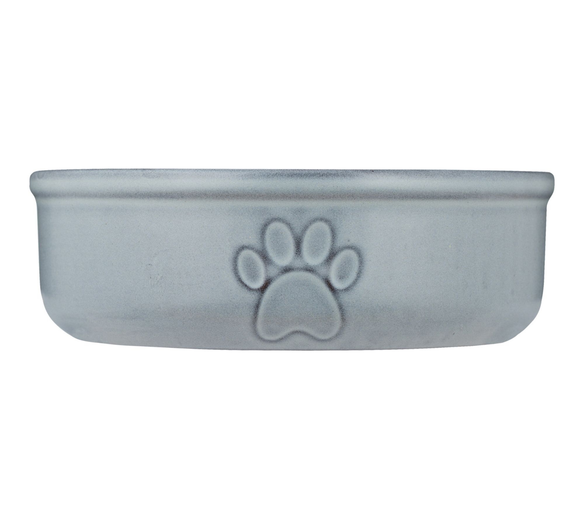 Mason Cash 32oz Reactive Paw Blue Glaze 7in PetBowl - QVC.com