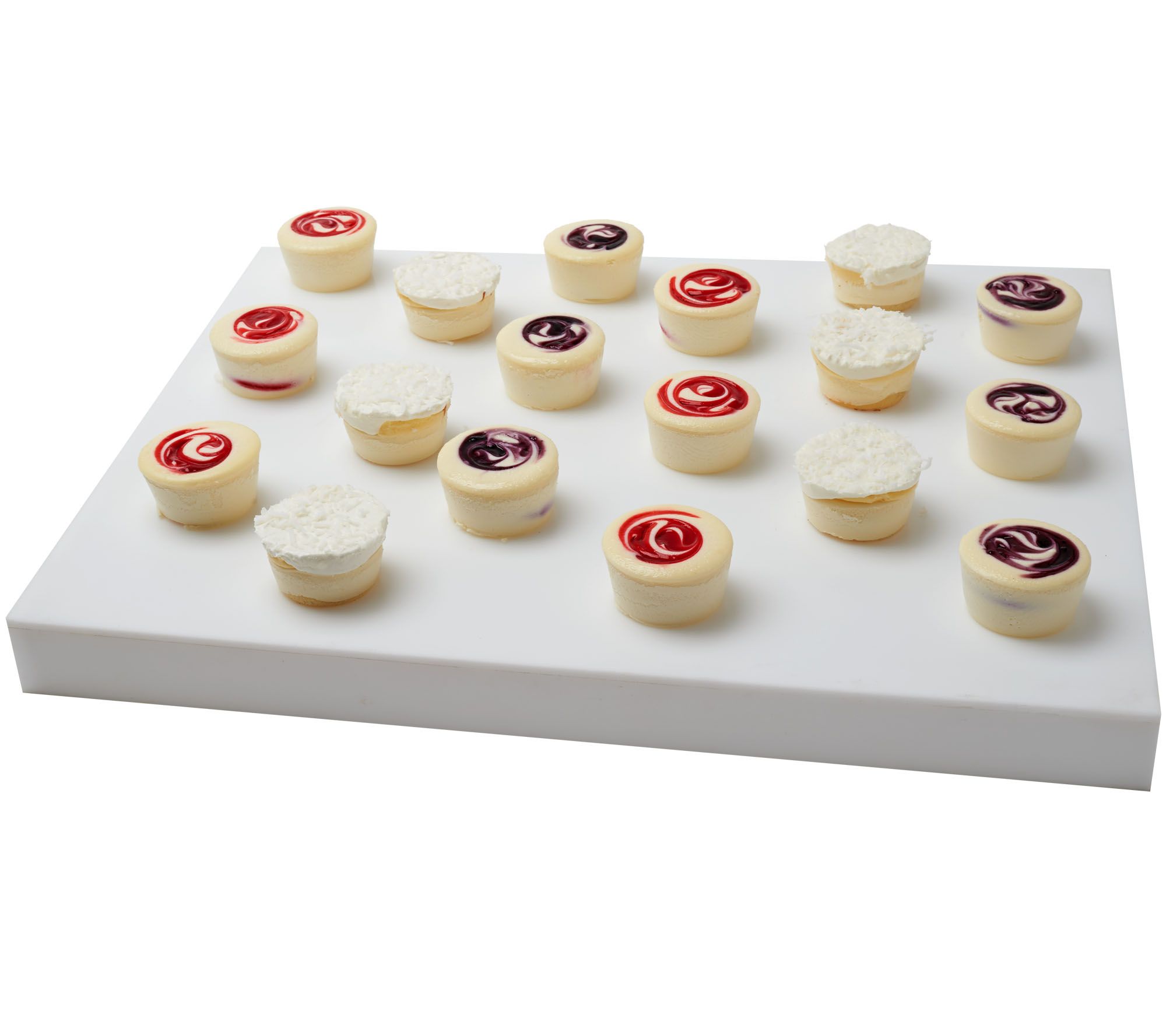Junior's (18) 4 oz. Summer Mini Cheesecake Assortment - QVC.com