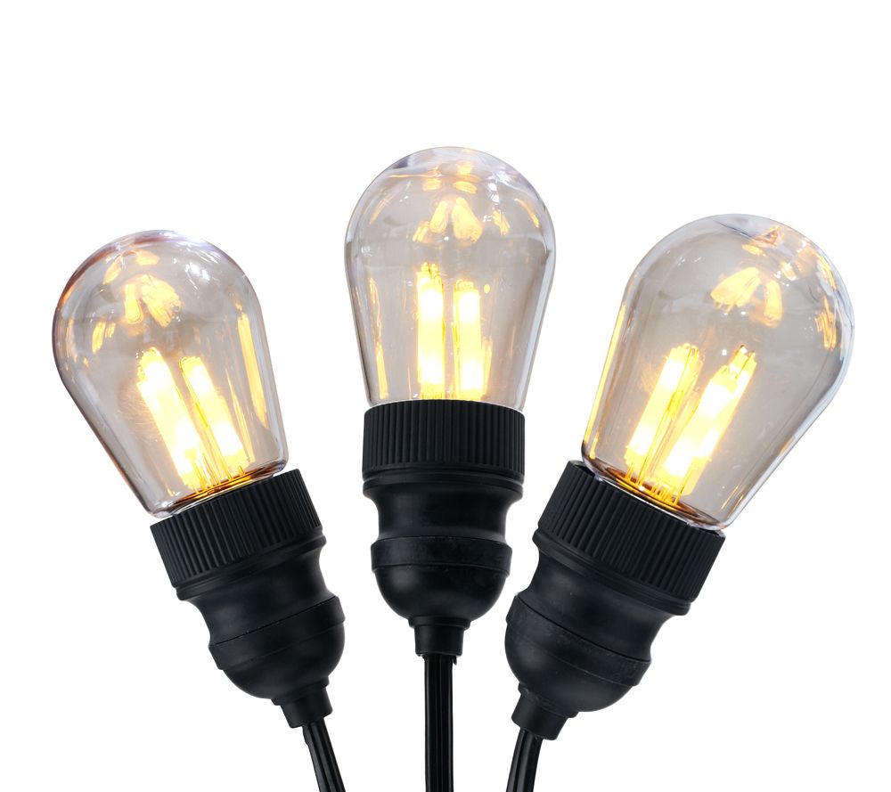 "As Is" BethlehemLights 13.5' Vintage Edison Bulb Light Strand - QVC.com